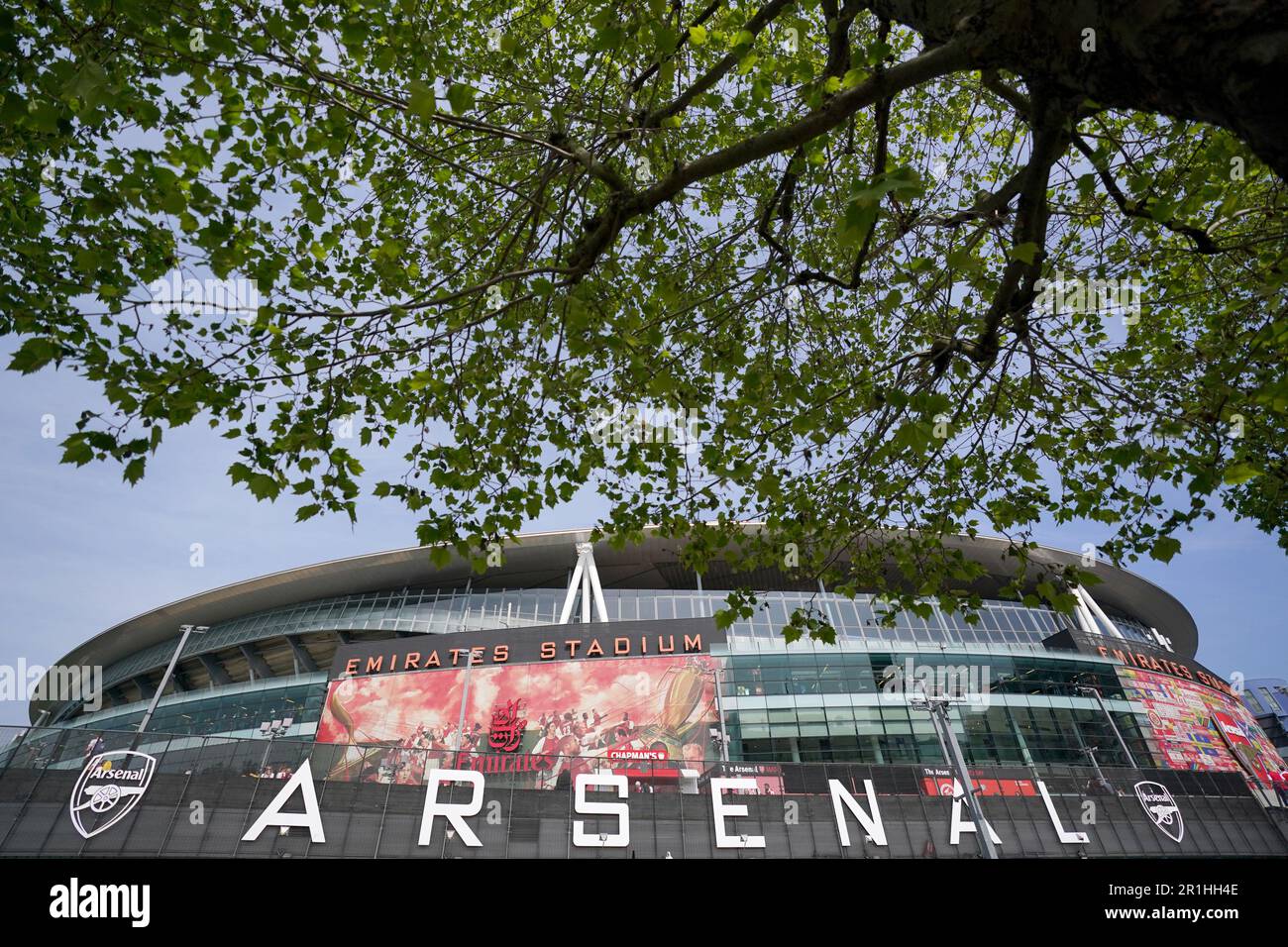 A general view outside the ground ahead of the Premier League match at ...