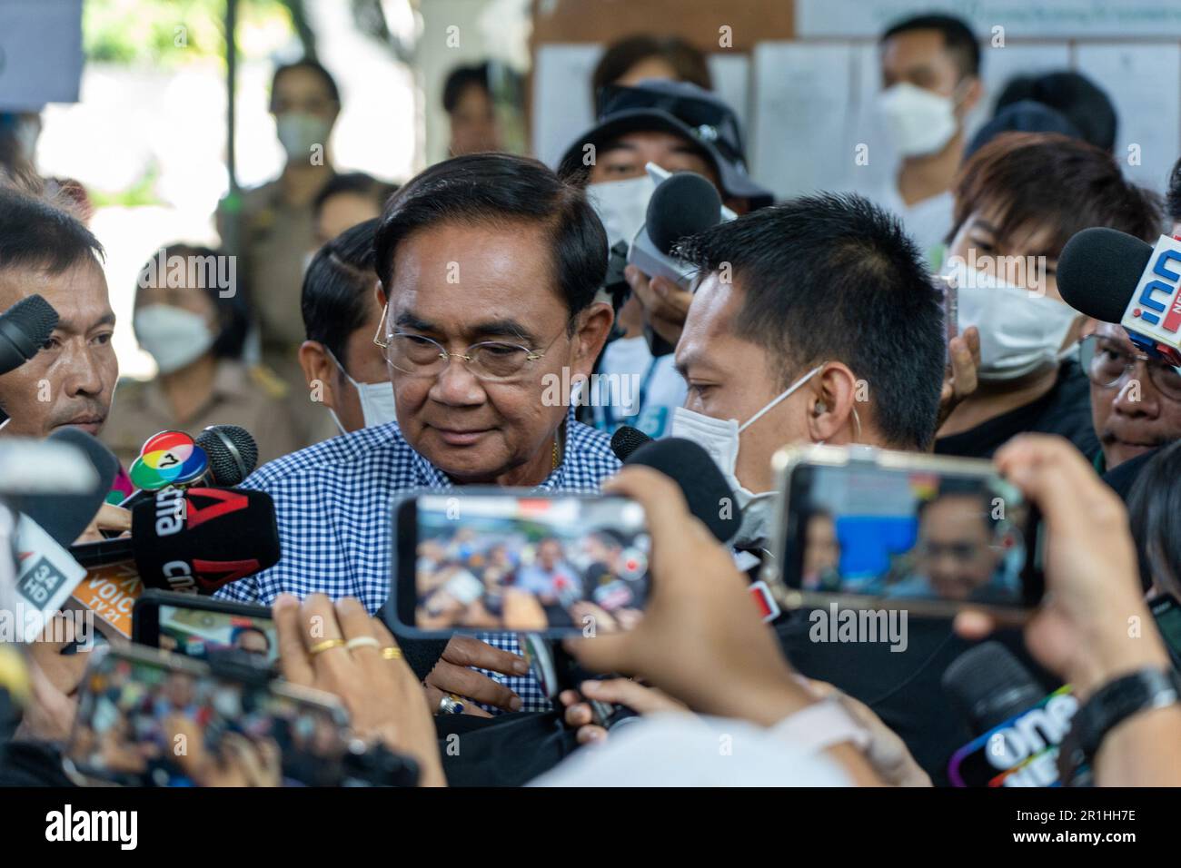 Bangkok, Thailand. 14th May, 2023. Thai Prime Minister Prayut Chan-o ...
