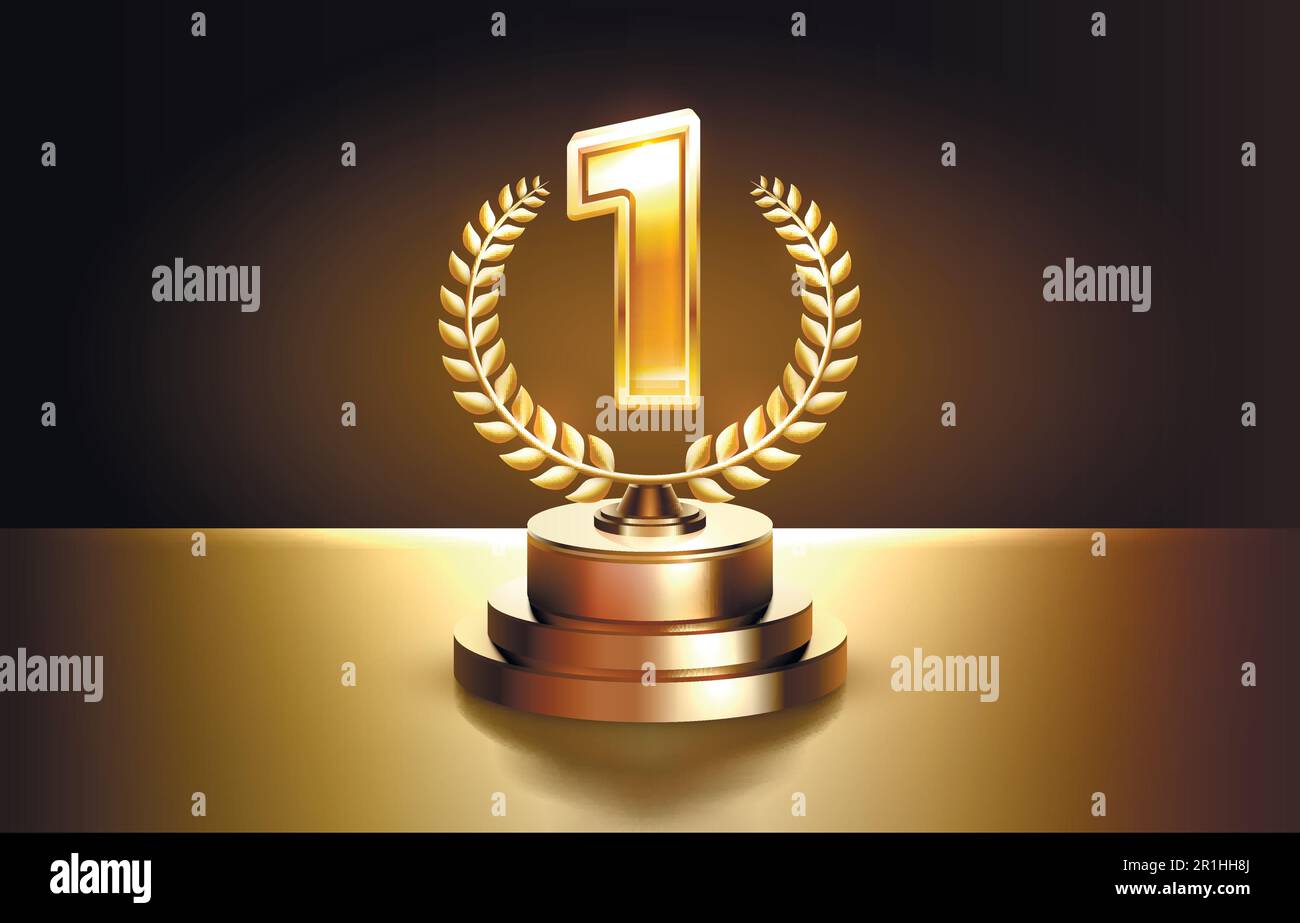 Stage podium with lighting, Stage Podium Scene with for Award Ceremony ...