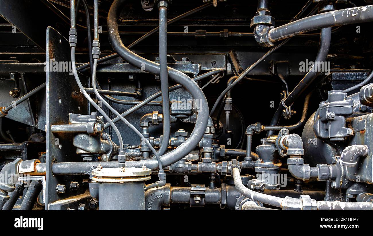 Steam train valves hi-res stock photography and images - Alamy
