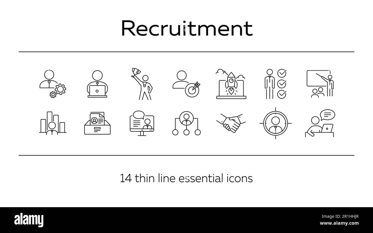 Project manager career recruitment Cut Out Stock Images & Pictures - Alamy