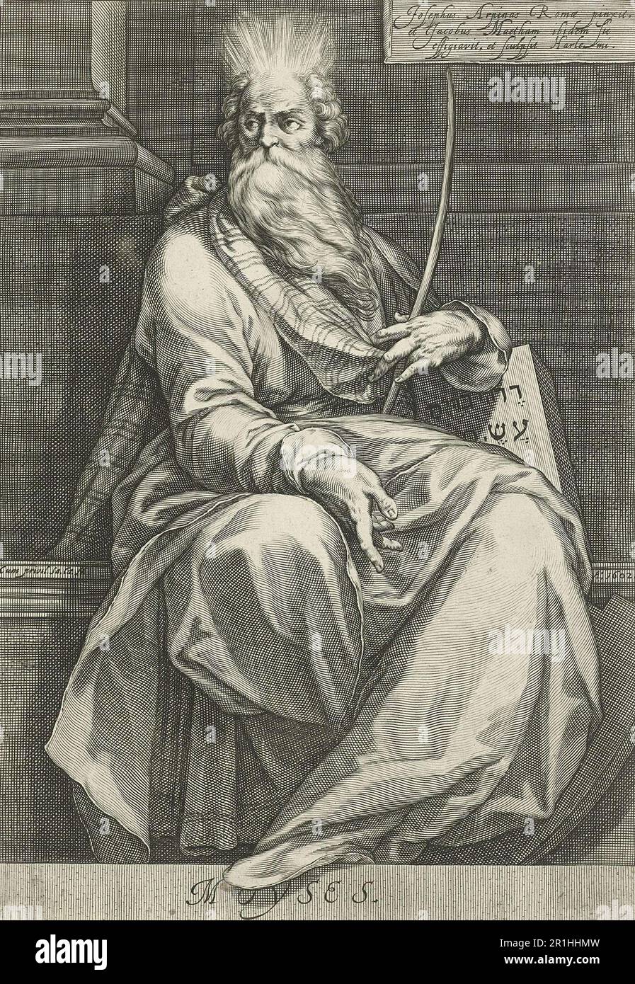 Story of Prophet Moses, Moses as an old man, 1620, Historical ...