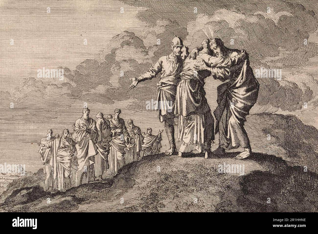 Story of the Prophet Moses, Moses takes leave of Eleazar and Joshua ...