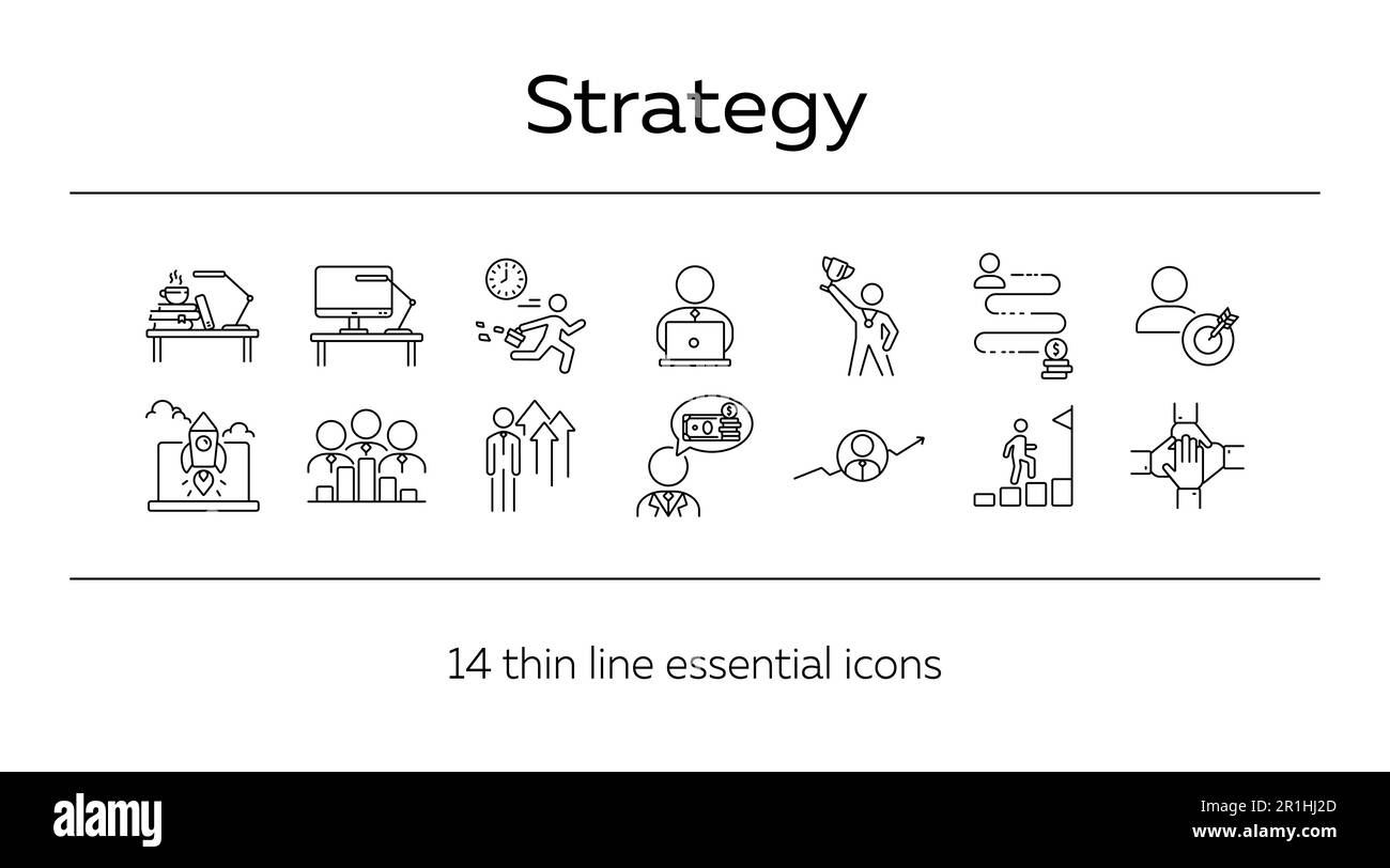 Ambitious strategy Black and White Stock Photos & Images - Alamy