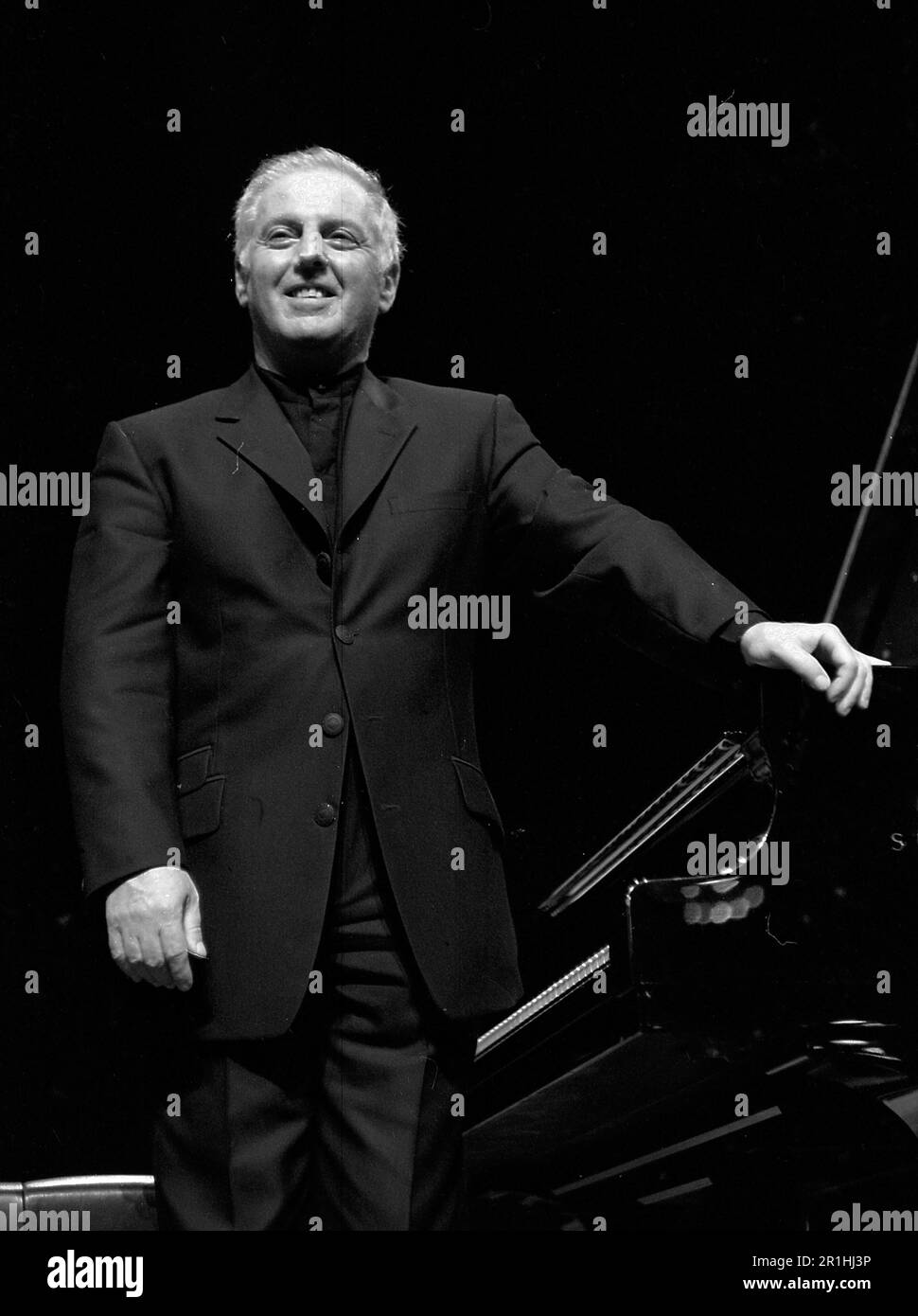 Daniel Barenboim, Argentine-Israeli pianist and conductor, gives a ...