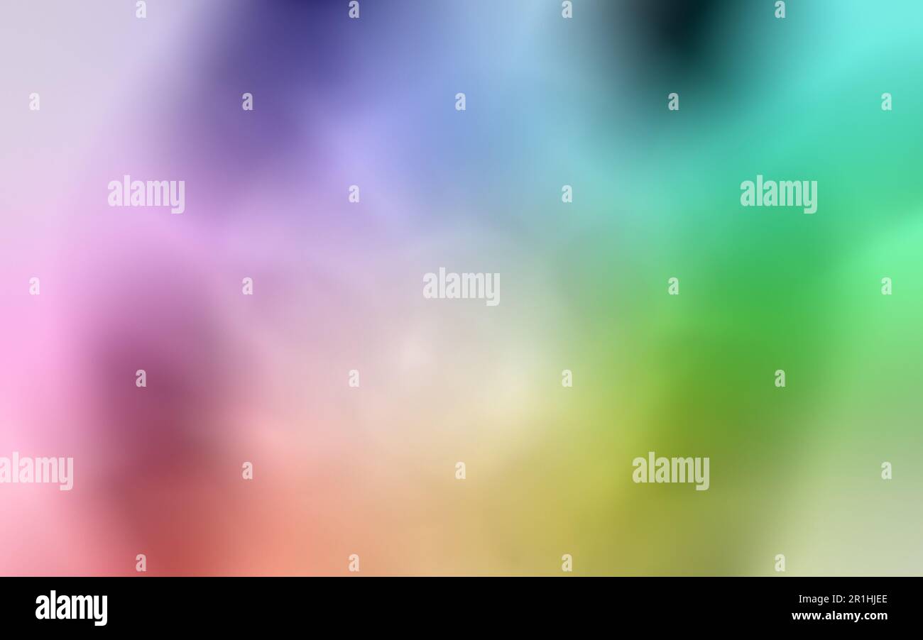 Rainbow colors digital blur background panorama Stock Photo - Alamy