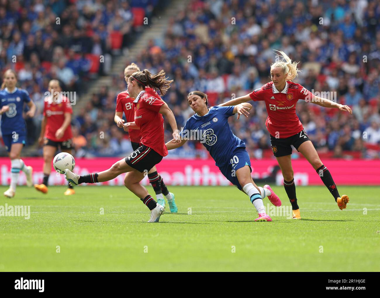 Wembley Stadium, London, UK. 14th May, 2023. Womens FA Cup Final ...
