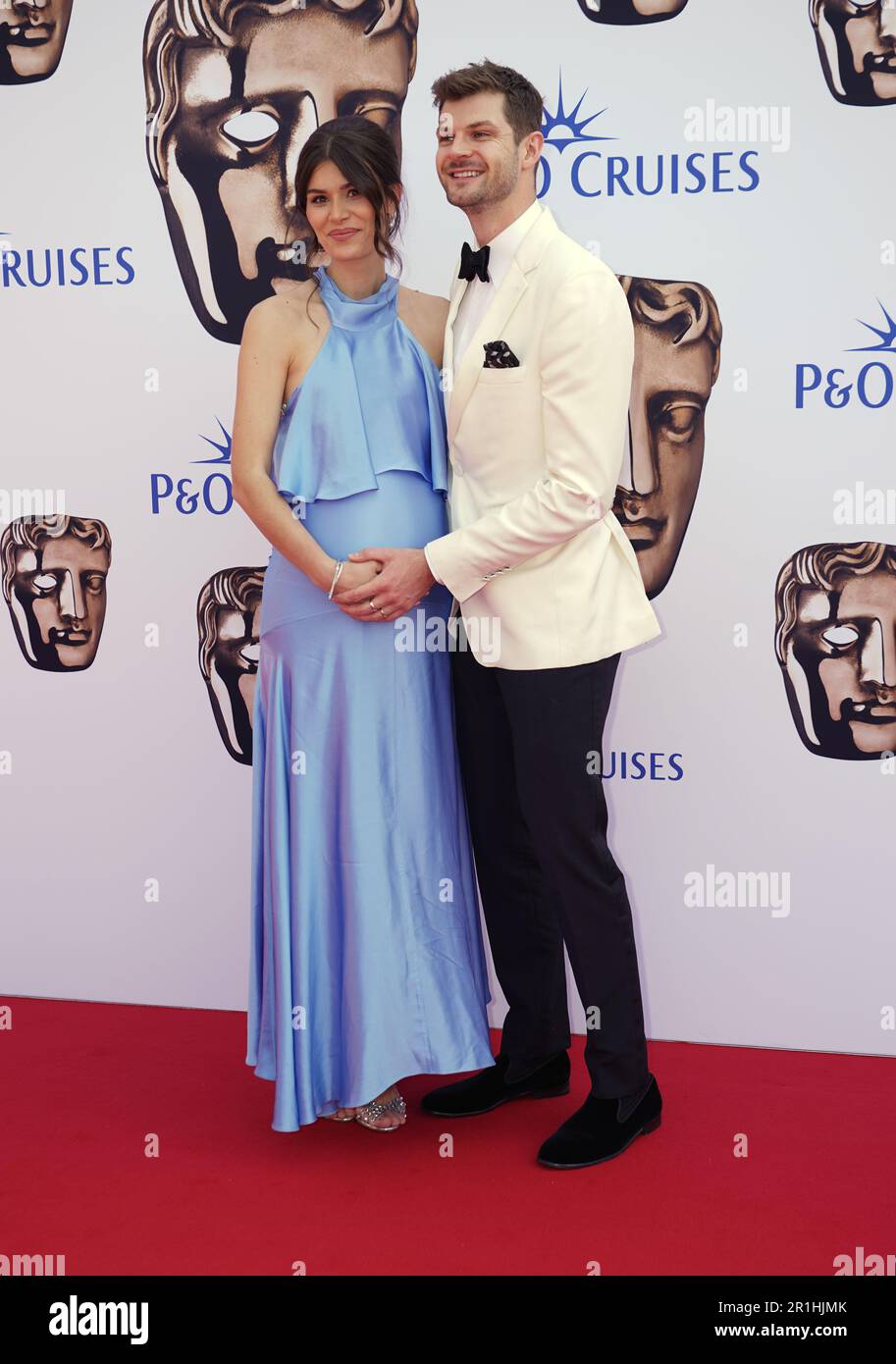 Jim Chapman and partner Sarah Tarleton attending the Bafta Television ...