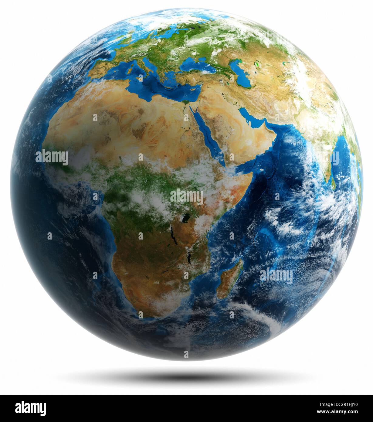 Planet Earth globe world map isolated. Elements of this image furnished ...