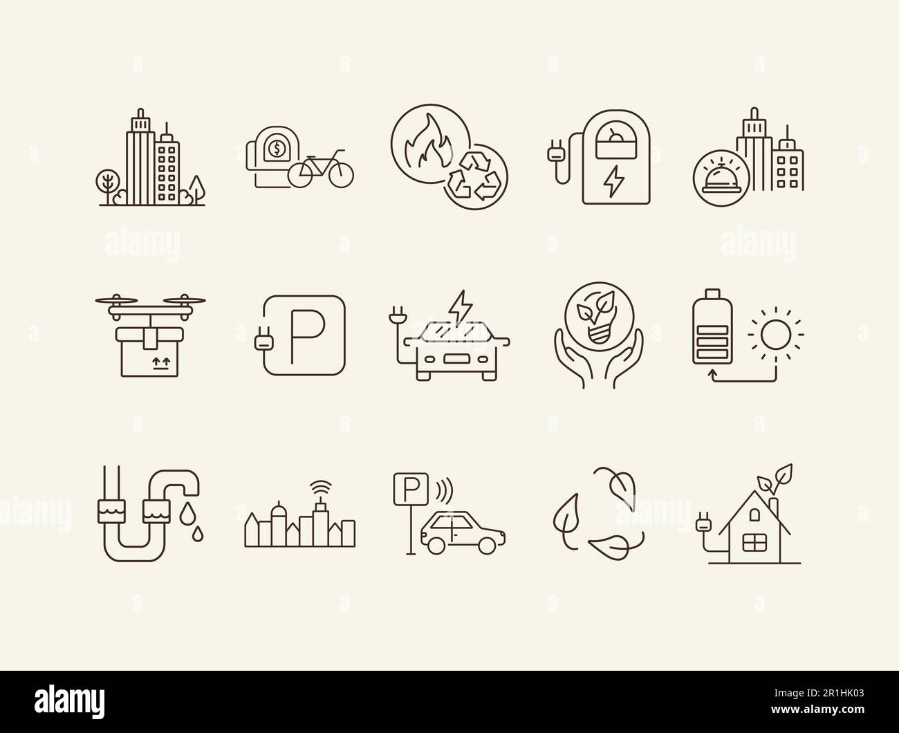 Alternative energy types icons Stock Vector Image & Art - Alamy