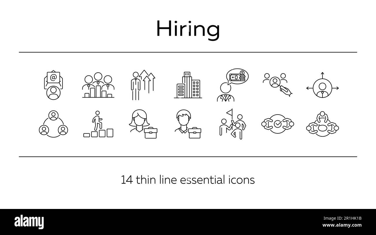 We are hiring sign Black and White Stock Photos & Images - Alamy