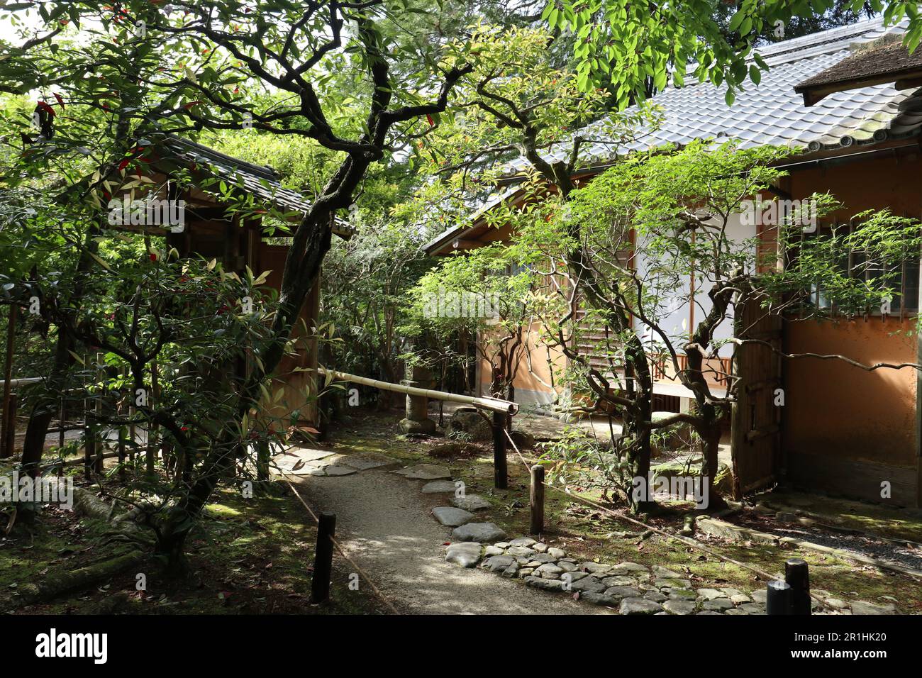 Japanese garden of Shoren-in Temple in Kyoto, Japan Stock Photo - Alamy