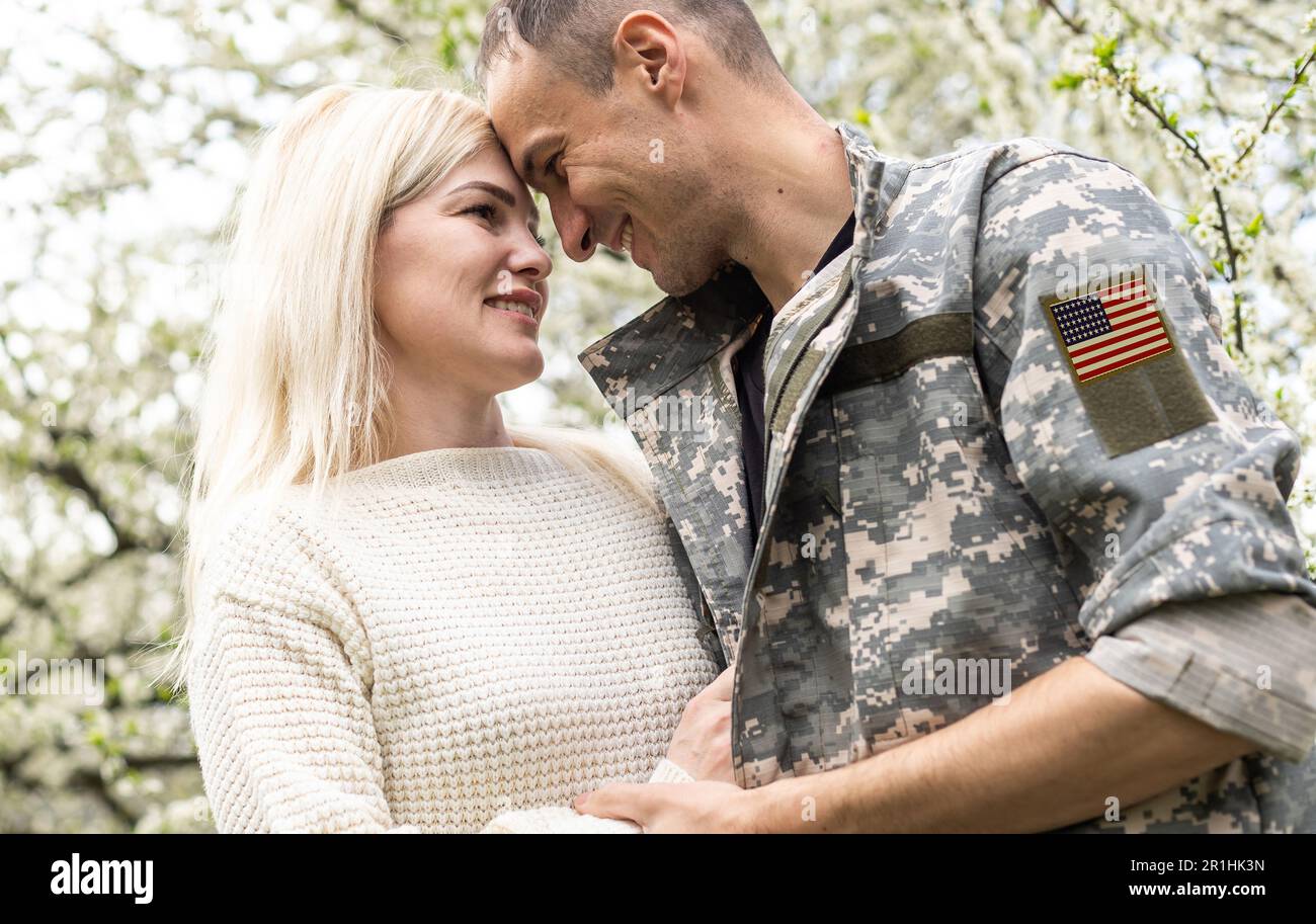 Cute Military Couple Photography