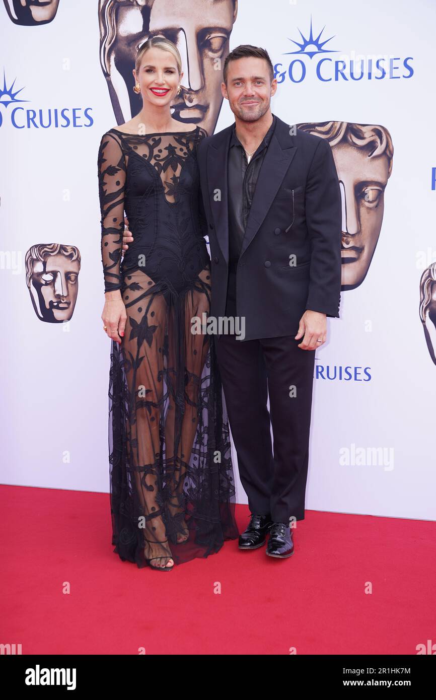 Spencer Matthews and Vogue Williams attending the Bafta Television ...