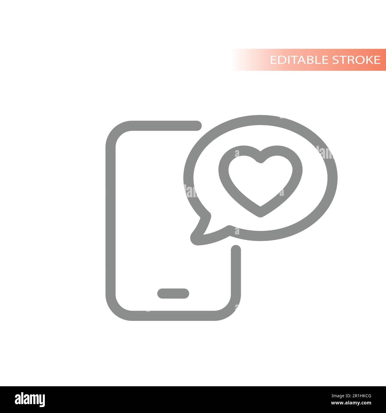 Love valentine speech bubble hi-res stock photography and images - Alamy