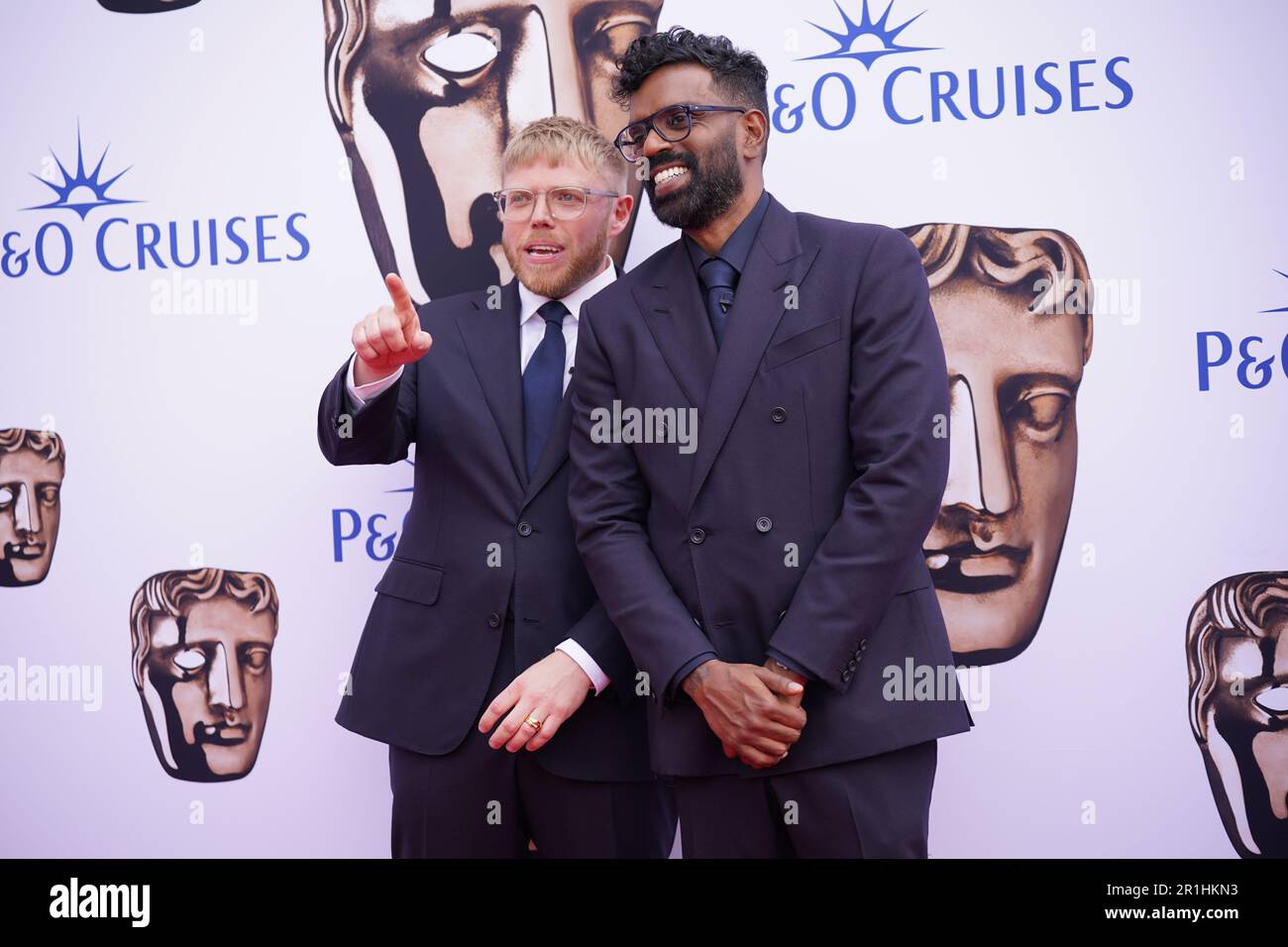 Rob Beckett and Romesh Ranganathan attending the Bafta Television ...