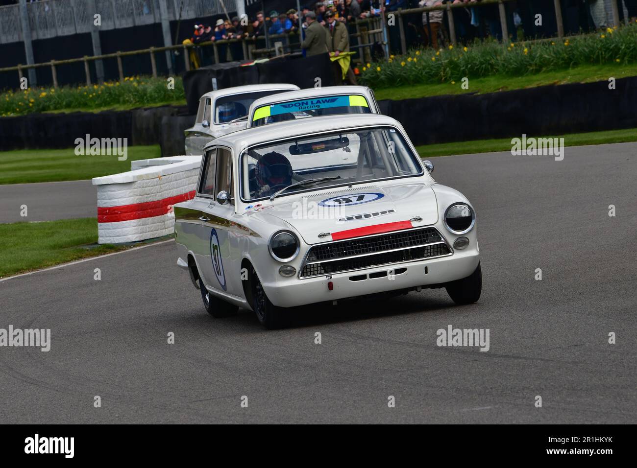 Steve Soper, Mark Drain, Ford Lotus Cortina Mk1, Jim Clark Trophy, a ...