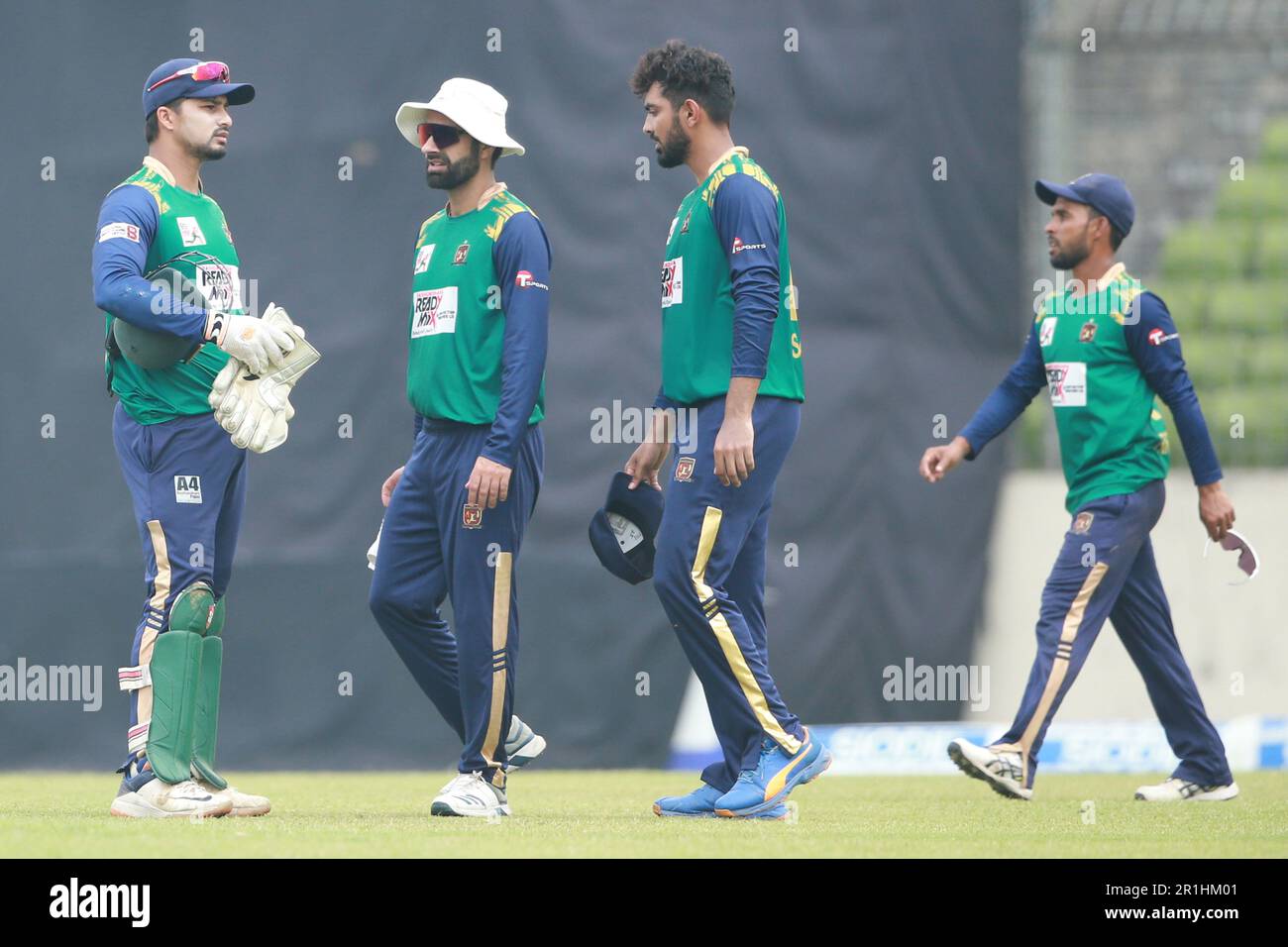 SKJDC player from left Nurul Hasan, Parvez Ghulam Rasool Zargar, Saif ...