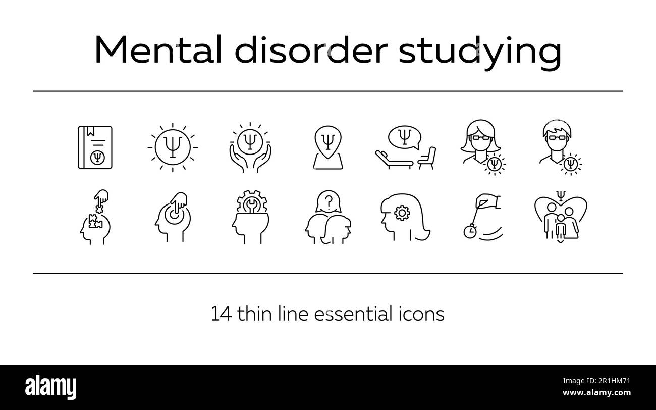 Mental disorder analysis Black and White Stock Photos & Images - Alamy