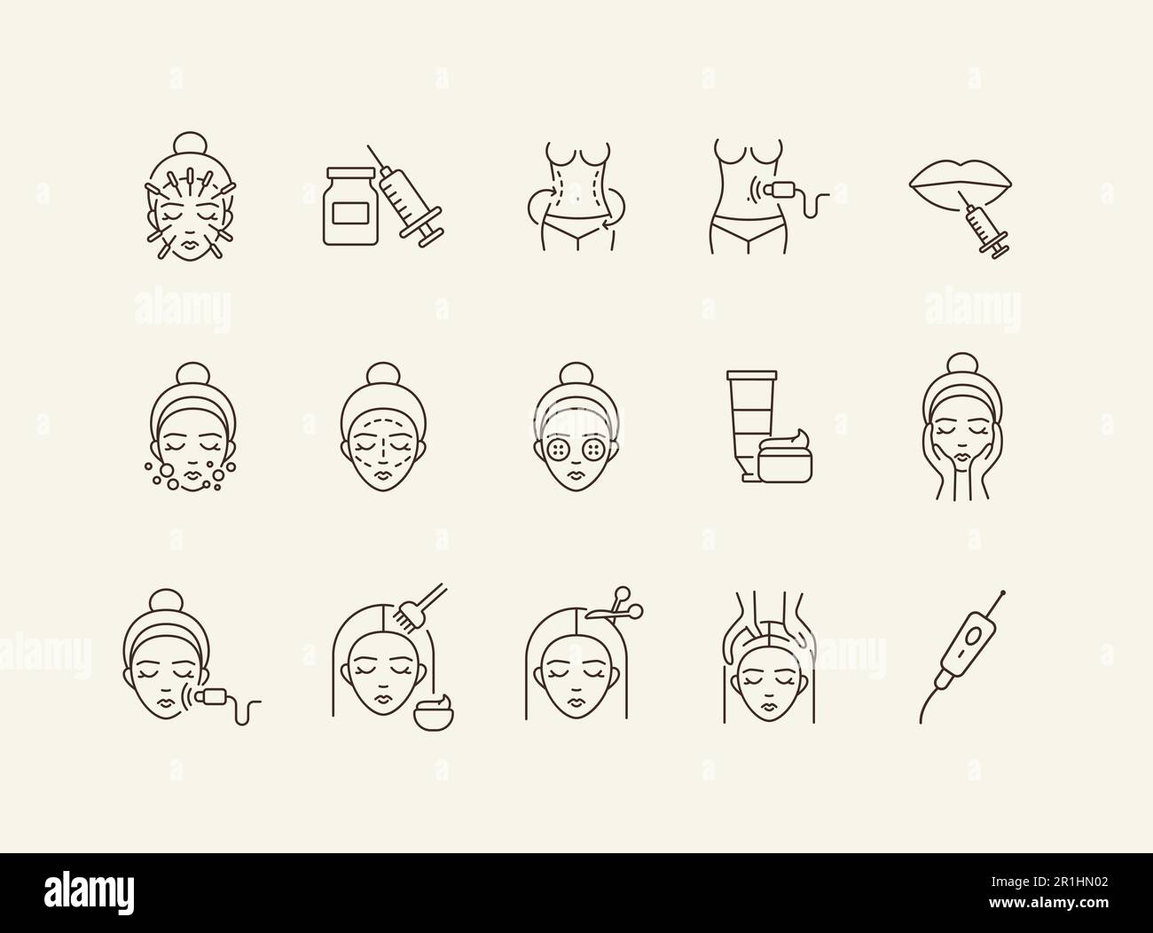 Skin icon set Stock Vector Image & Art - Alamy