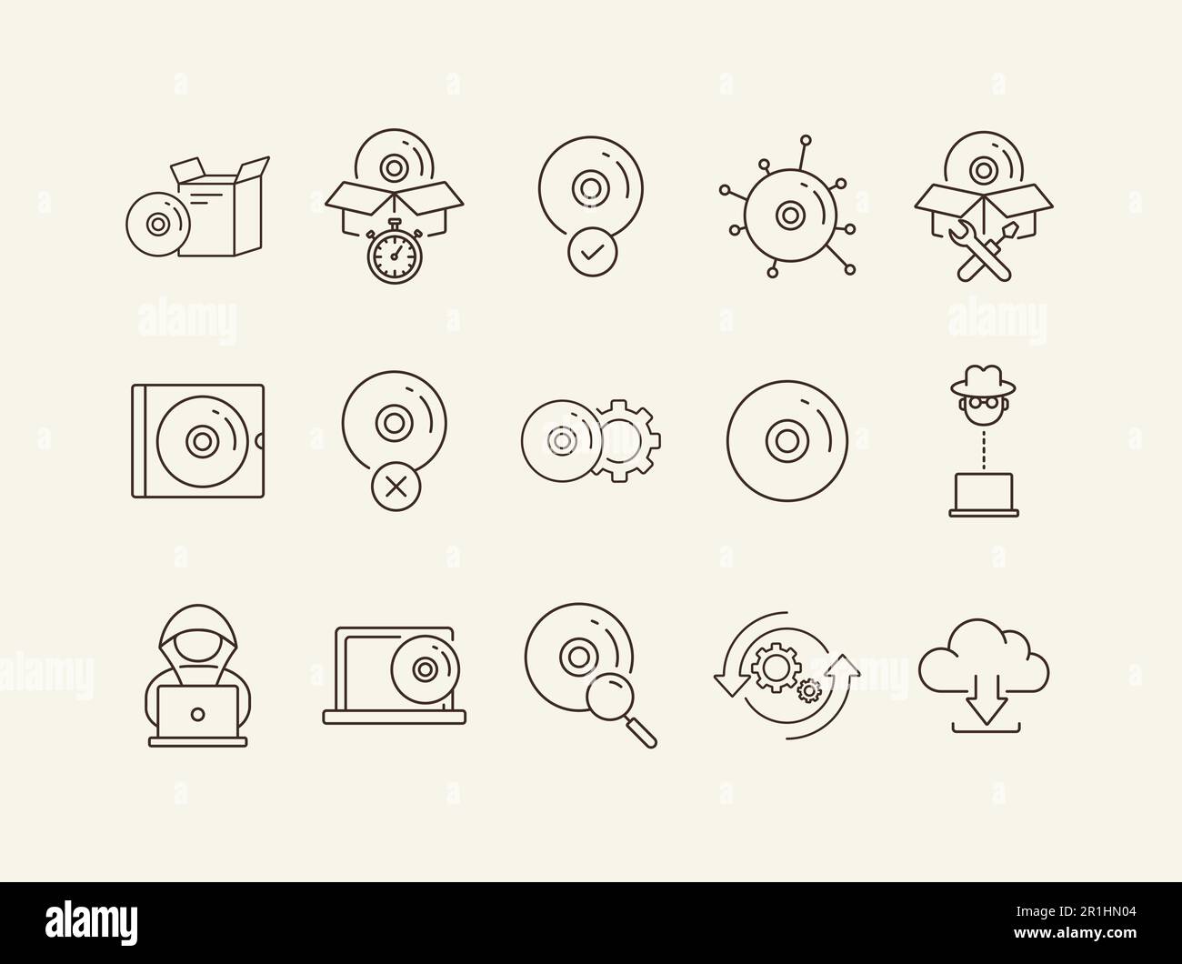 With compact installation Stock Vector Images - Alamy