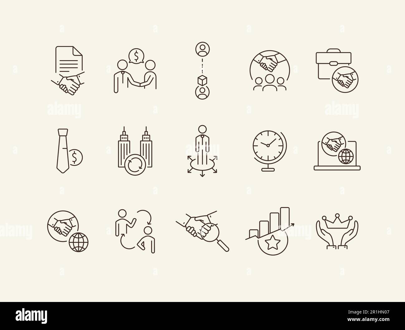 Commercial partner icons Stock Vector Image & Art - Alamy