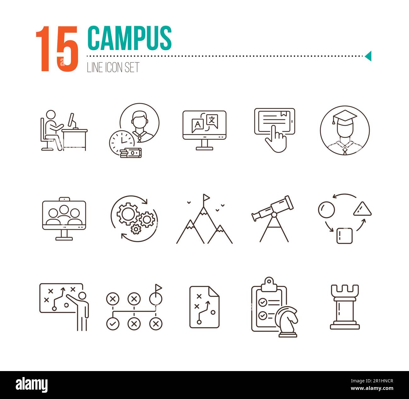 Campus activity Cut Out Stock Images & Pictures - Alamy