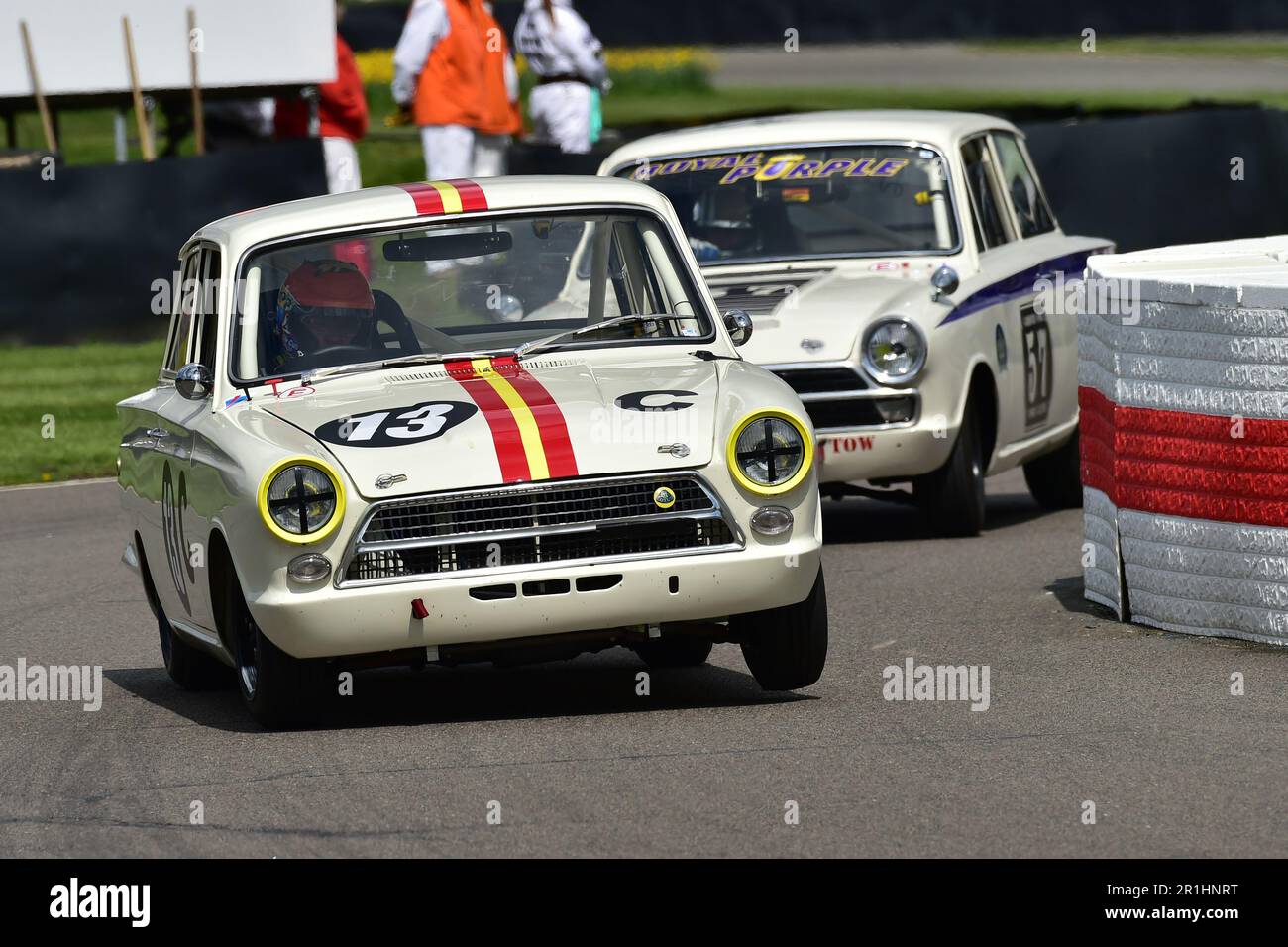 Andy Priaulx, Shaun Lynn, Ford Lotus Cortina Mk1, Jim Clark Trophy, a ...