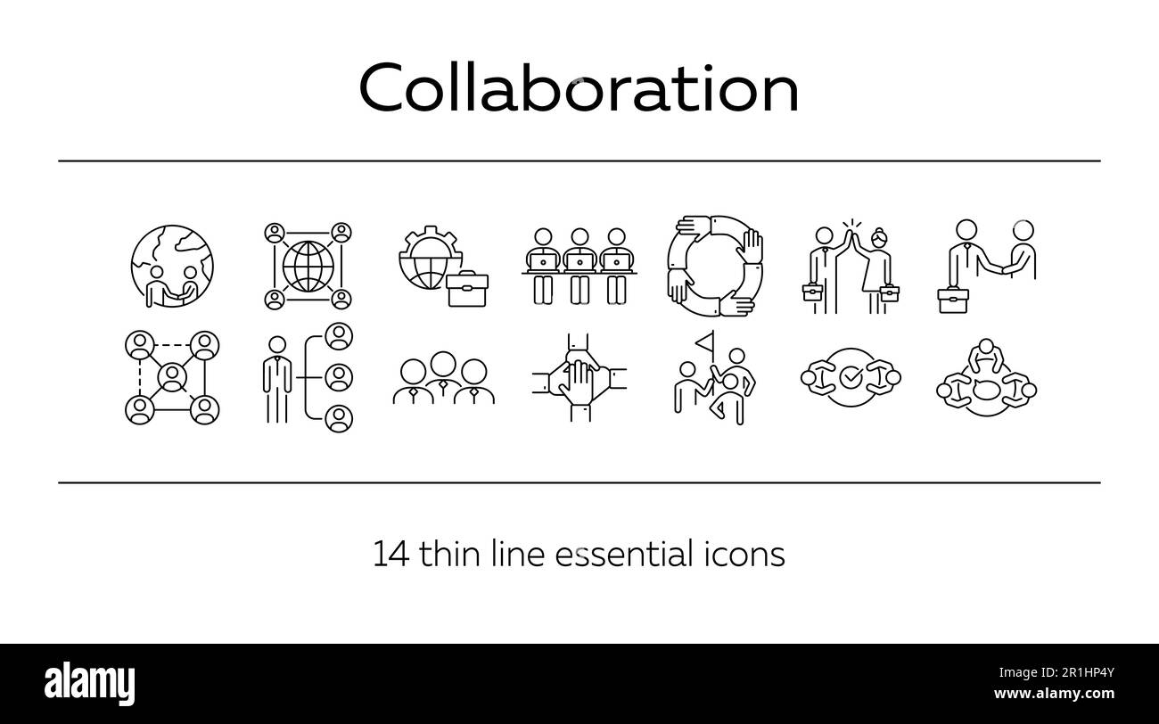 Collaboration startup Black and White Stock Photos & Images - Alamy