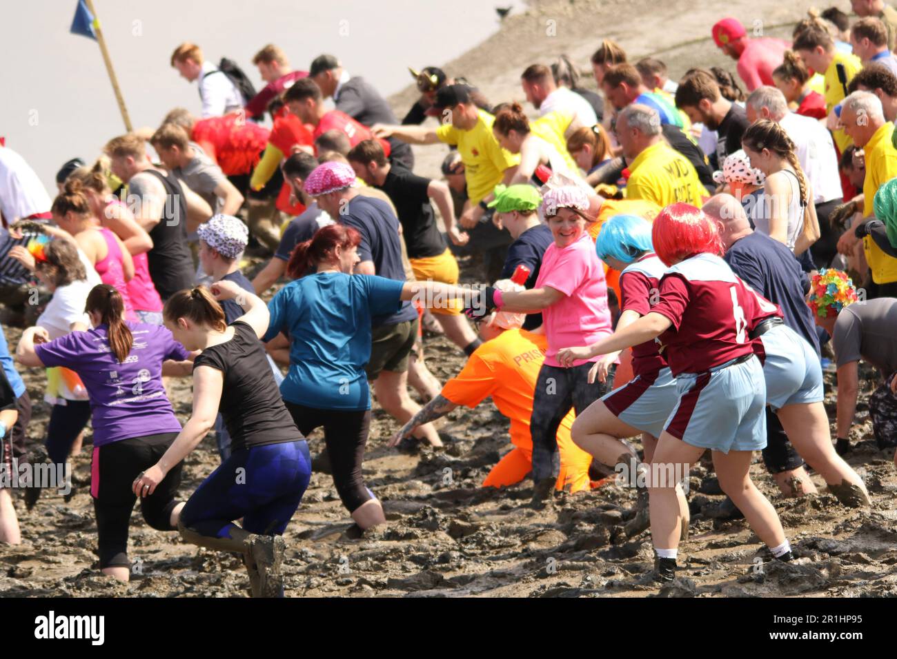 Maldon, Essex, UK . 14th May, 2023. Maldon Mud Race, Maldon, Essex UK ...