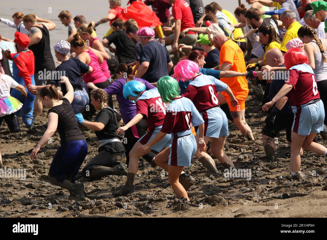 Maldon, Essex, UK . 14th May, 2023. Maldon Mud Race, Maldon, Essex UK ...