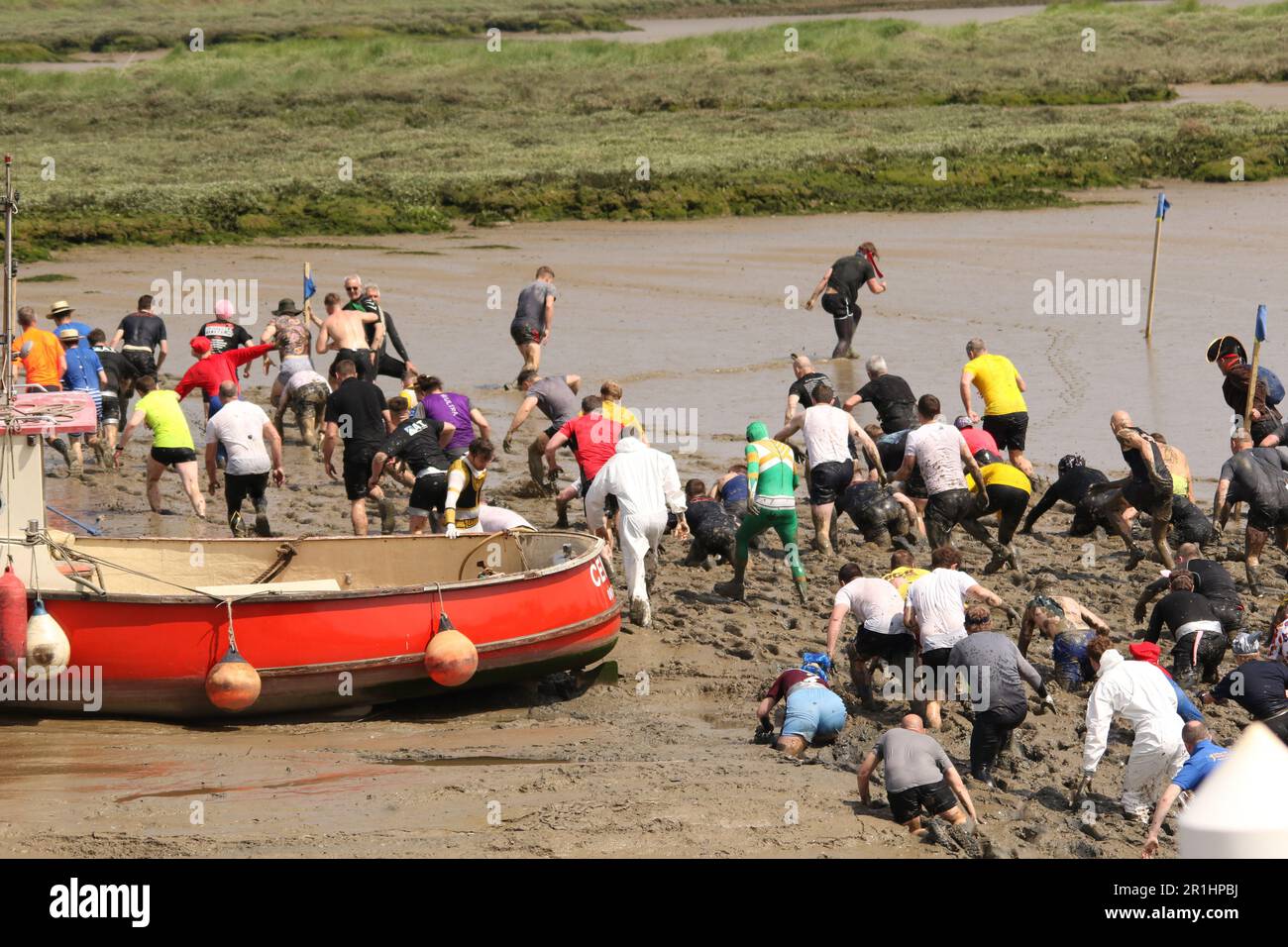 Maldon, Essex, UK . 14th May, 2023. Maldon Mud Race, Maldon, Essex UK ...