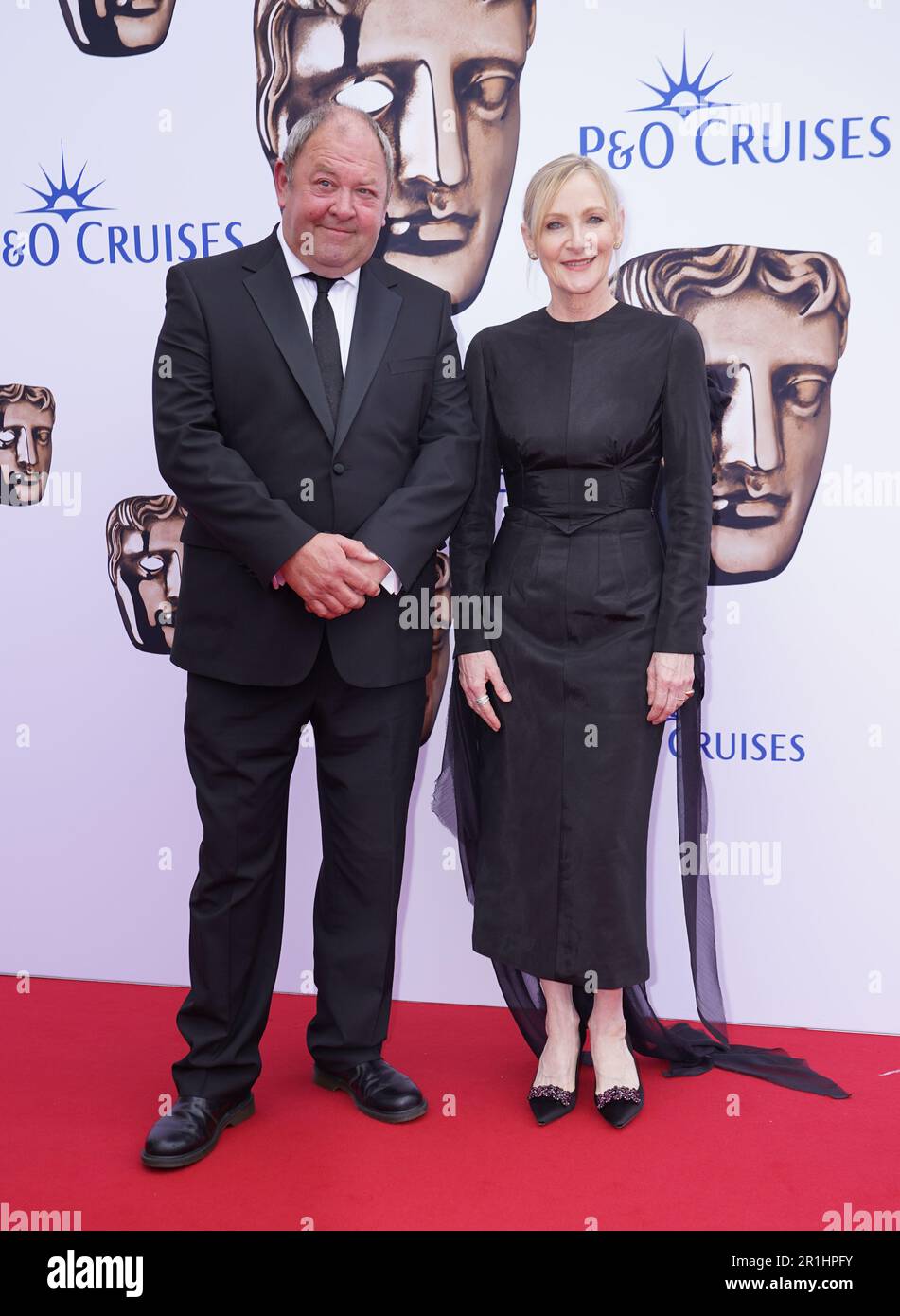 Lesley Sharp and Mark Addy attending the Bafta Television Awards 2023 ...