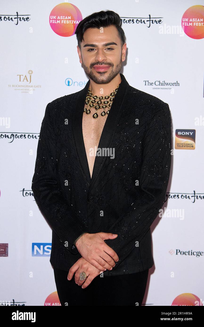 London, UK . 14 May, 2023 . Shyam Dattani pictured at the UK Asian Film ...
