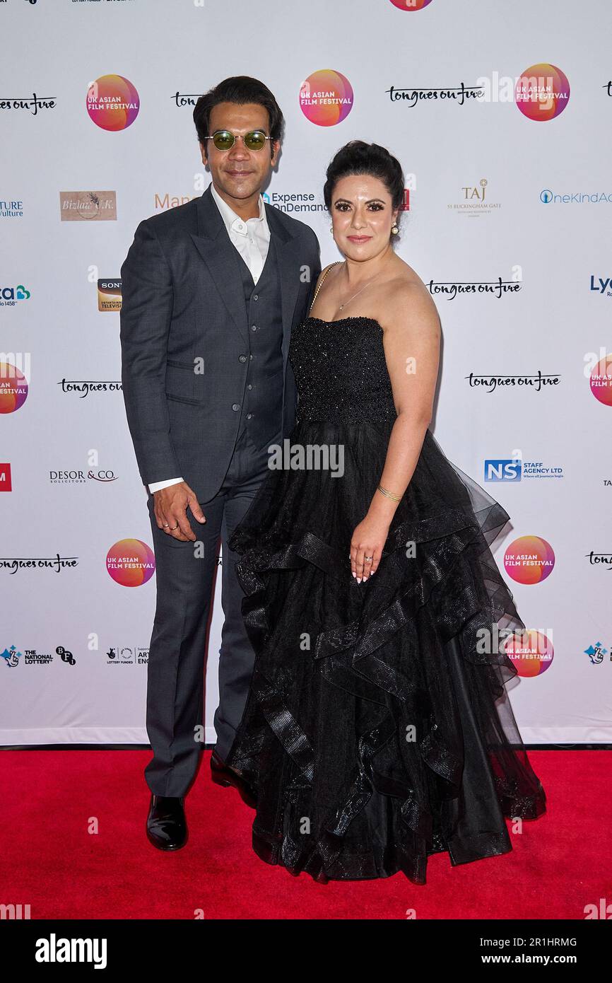 London, UK . 14 May, 2023 . Rajkummar Rao pictured at the UK Asian Film ...