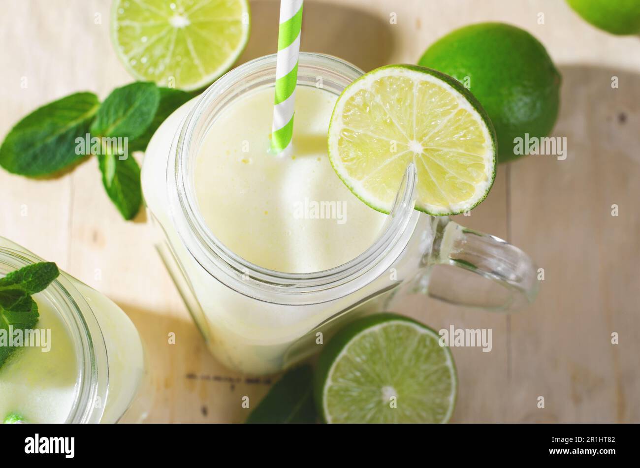 Brazilian Lemonade, Refreshing Creamy Lemonade or Limeade with Lime ...