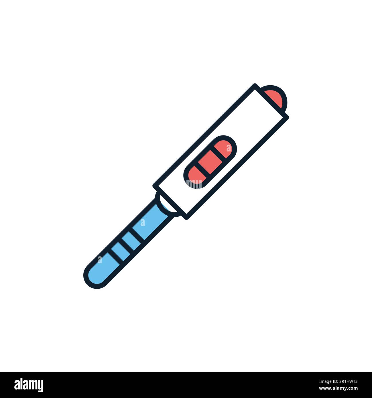 Positive pregnancy test icon Cut Out Stock Images & Pictures - Alamy