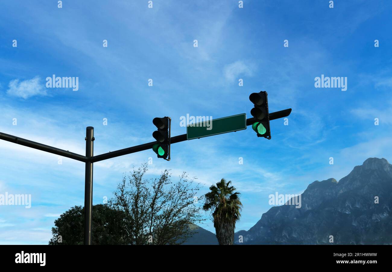 Traffic lights road sign hi-res stock photography and images - Alamy