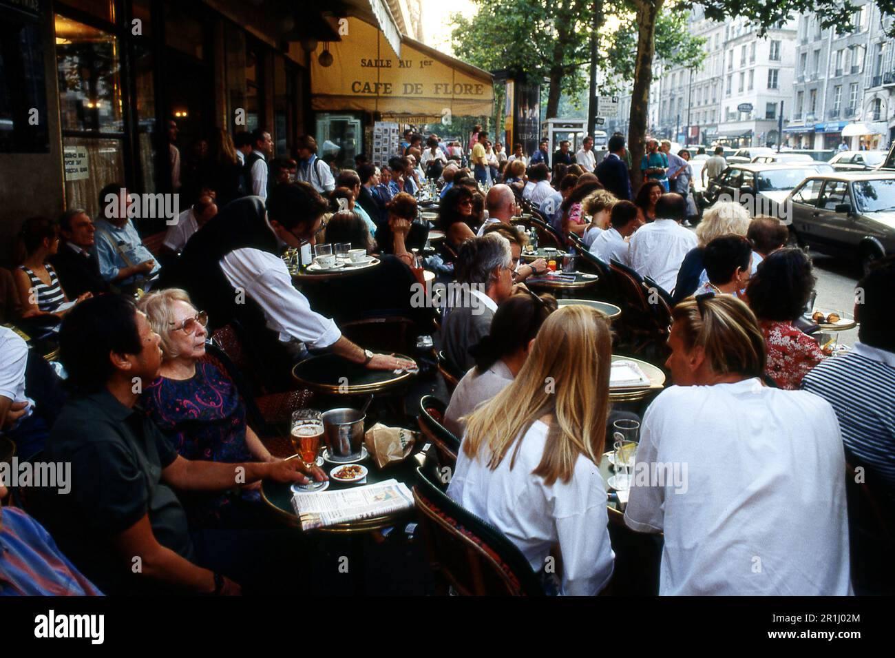 Café de Flore, Paris, France, 1991 Stock Photo - Alamy
