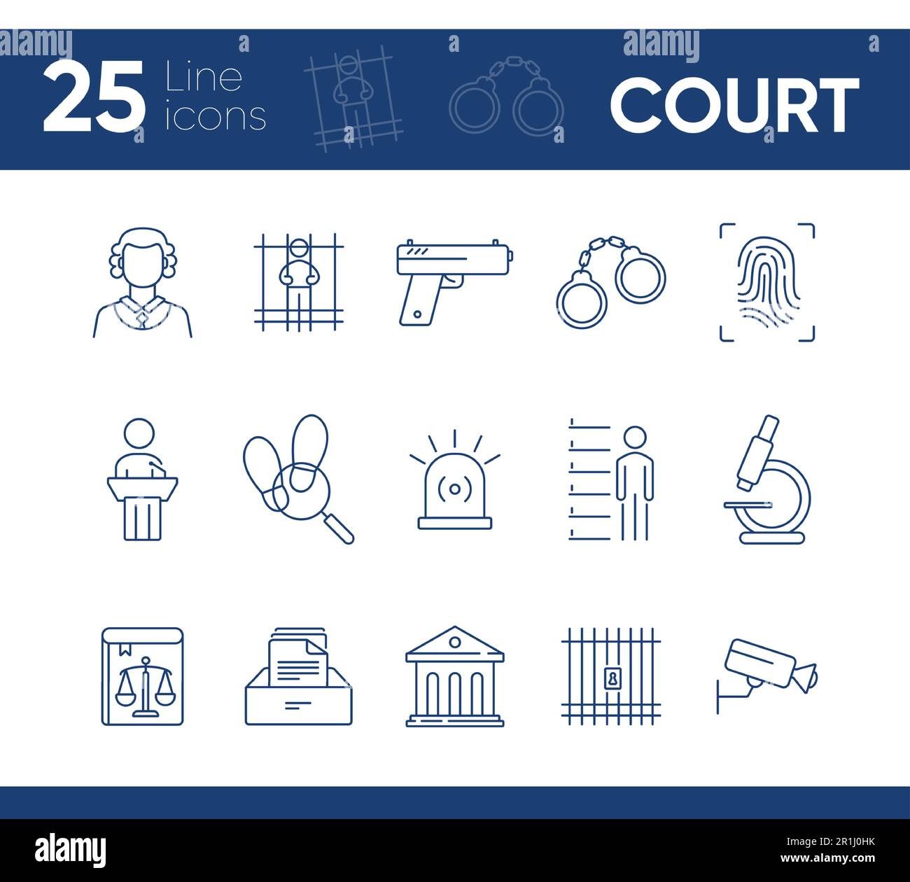 Surveillance court Stock Vector Images - Alamy