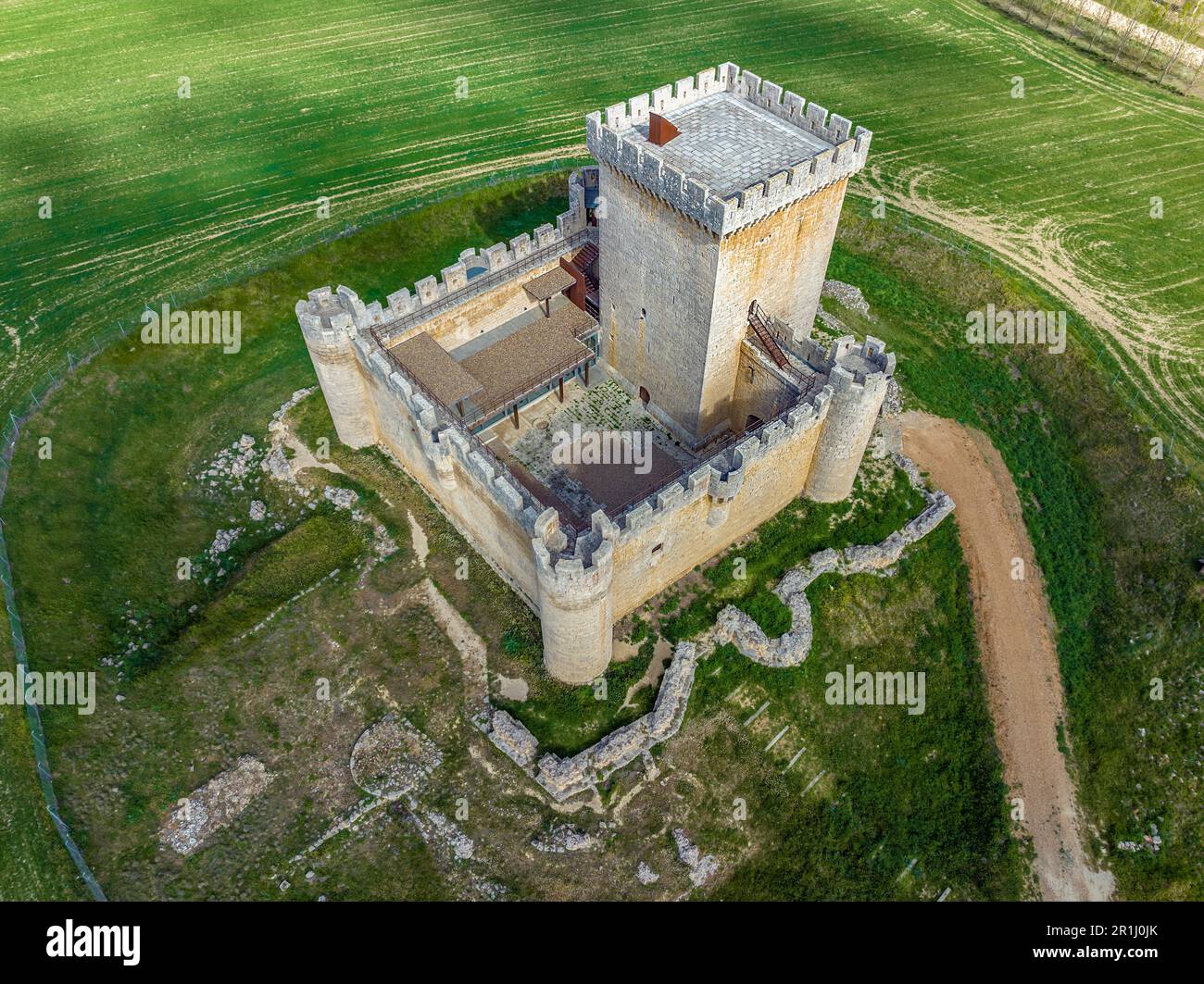 Castle of Villalonso, It is a medieval castle still keeping its ...