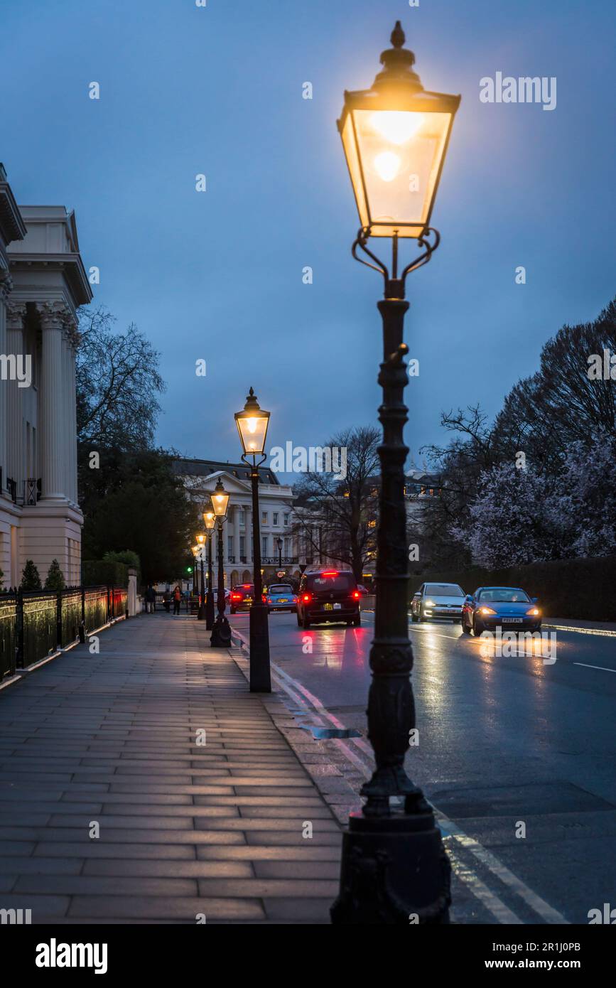 Regents street empty night hi-res stock photography and images - Alamy