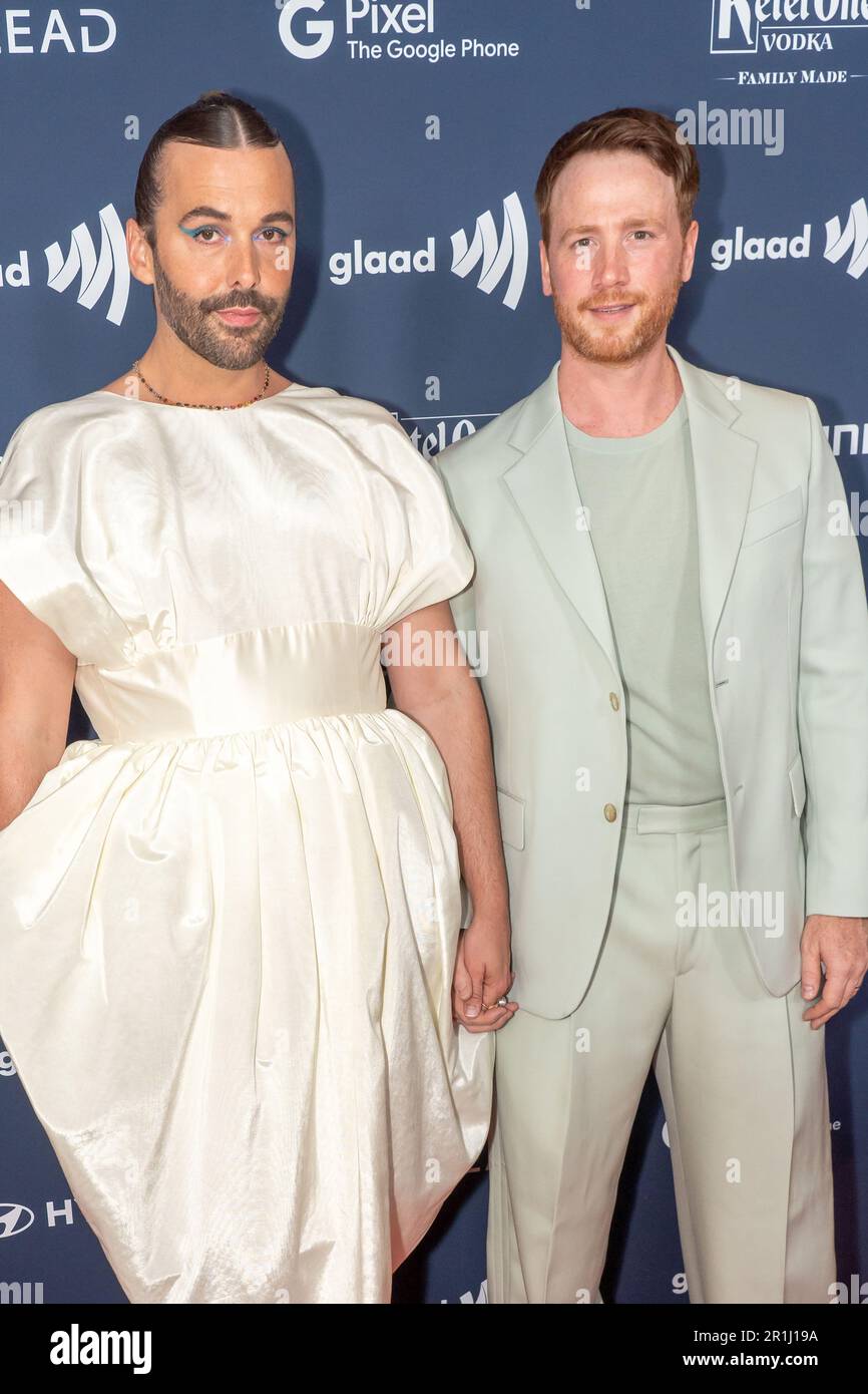 New York, United States. 13th May, 2023. Jonathan Van Ness and Mark ...
