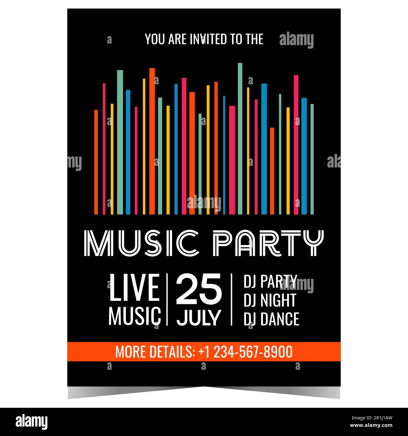 White stripes music poster hi-res stock photography and images - Alamy