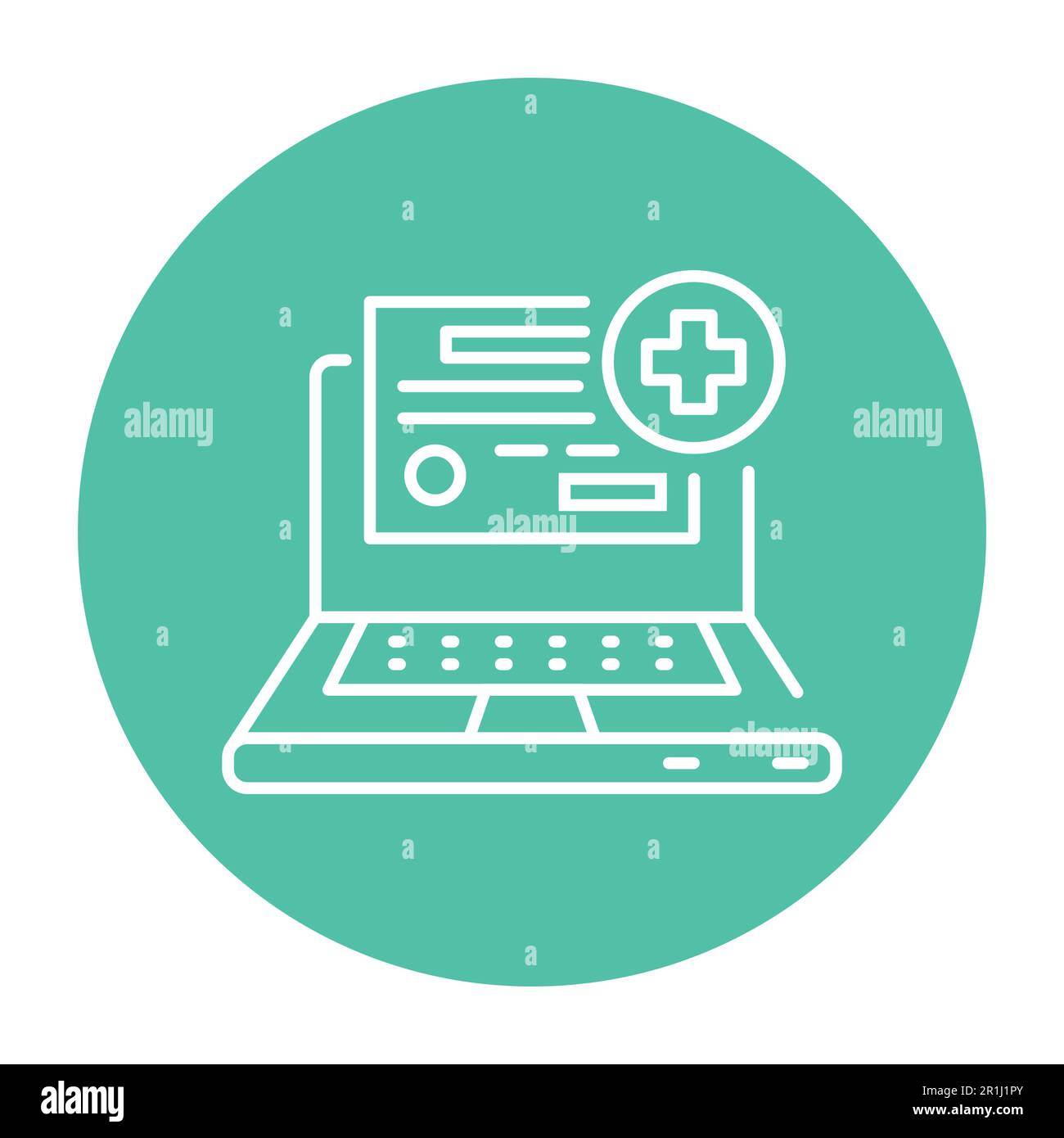 Medical license color line icon. Pictogram for web page, mobile app ...
