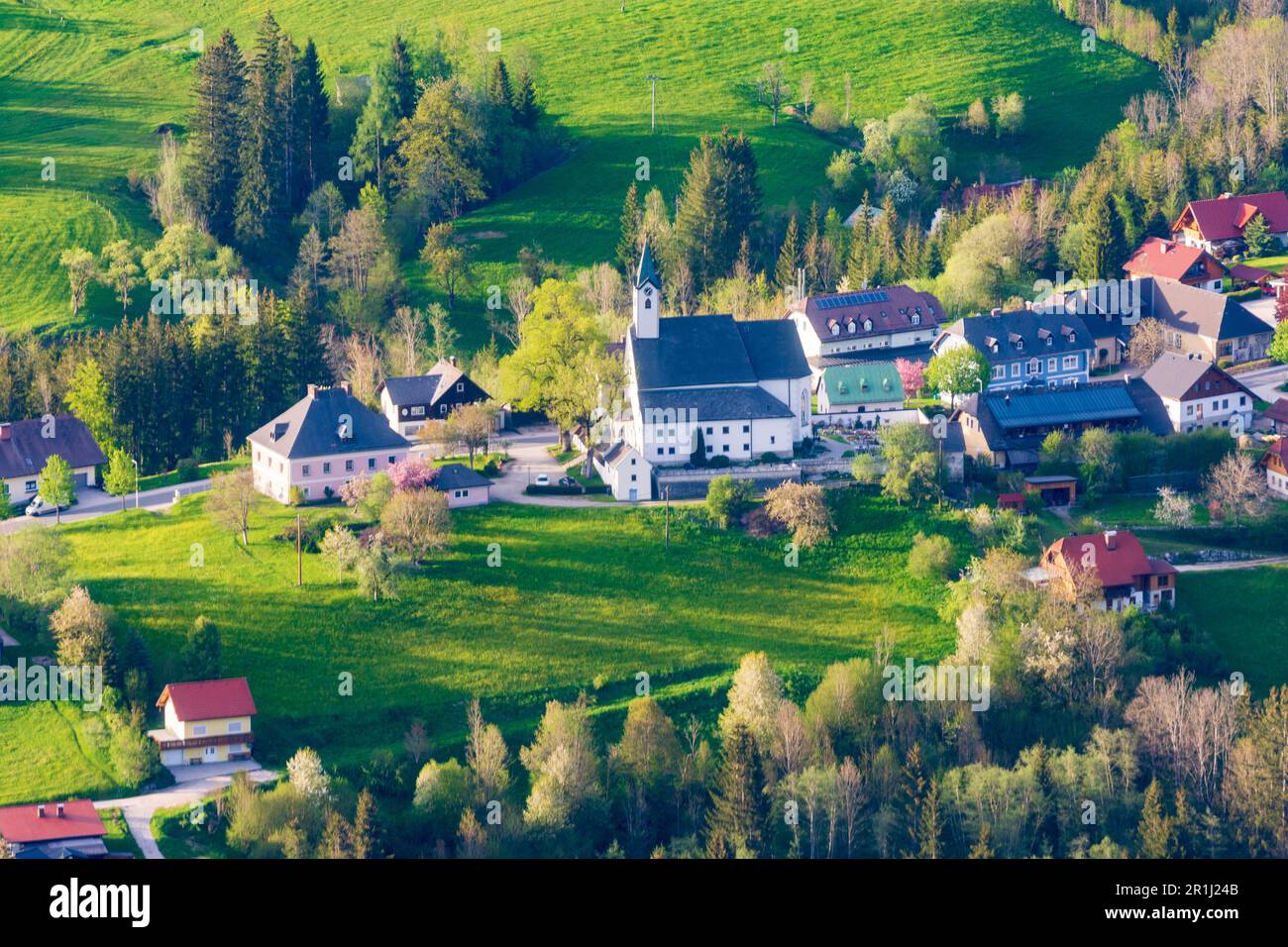 Center of village vorderstoder hi-res stock photography and images - Alamy
