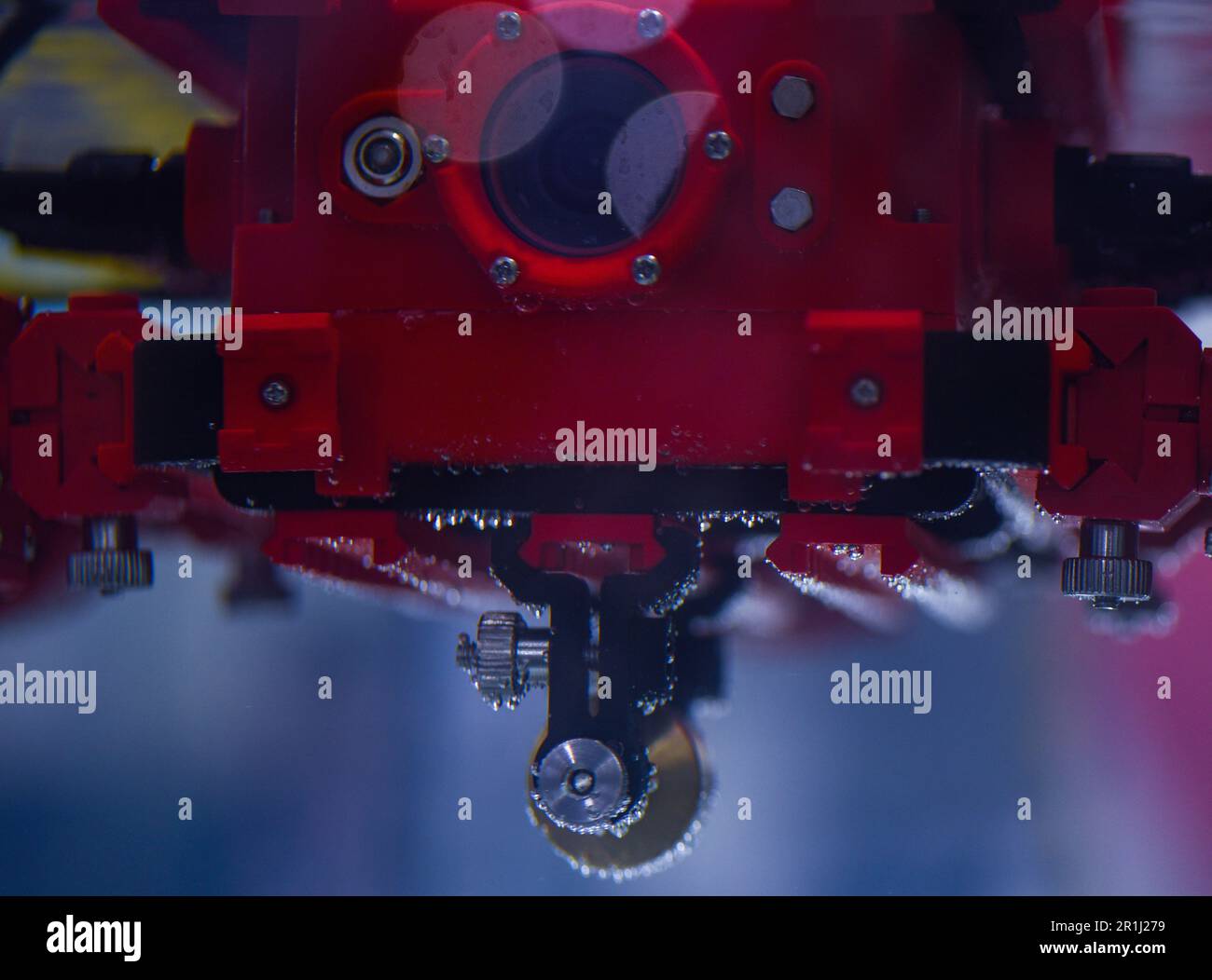 Underwater camera bathyscaphe robot in water Stock Photo - Alamy