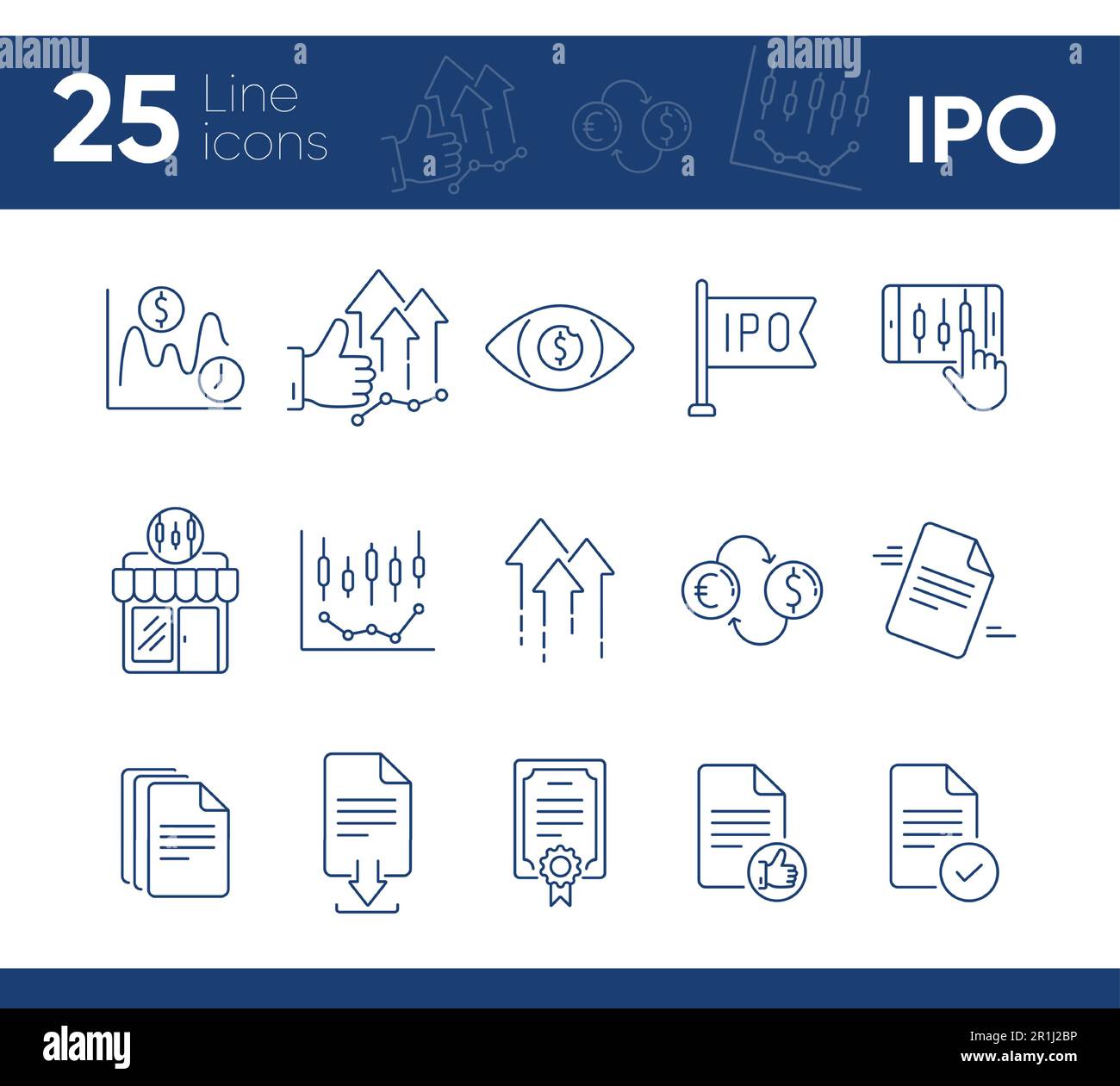Ipo logo design hi-res stock photography and images - Alamy
