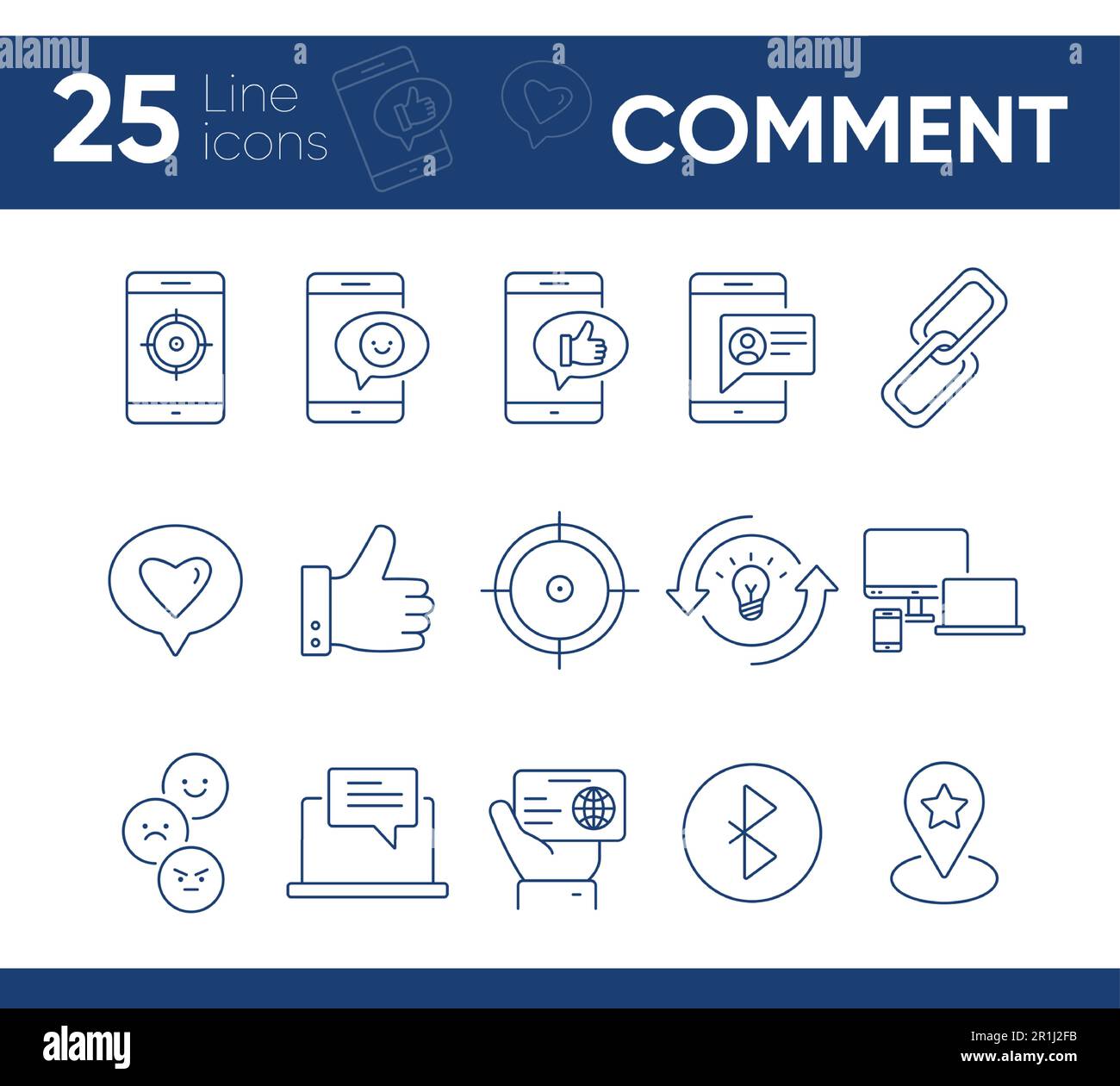 Comment card hi-res stock photography and images - Alamy