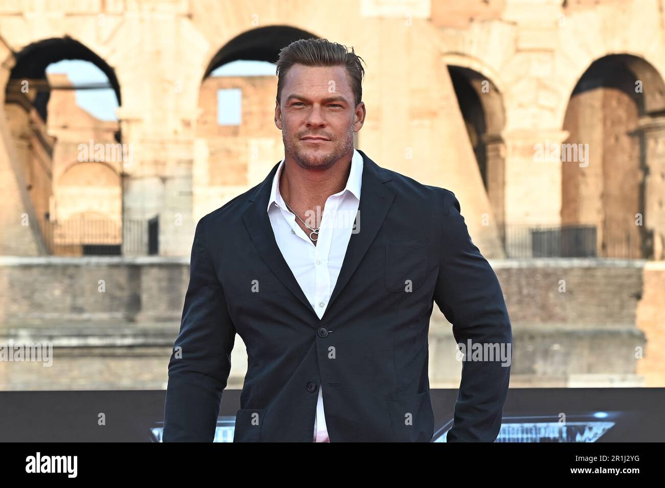 Alan Ritchson World Premiere of the movie -Fast X- Rome, Italy. 12th ...